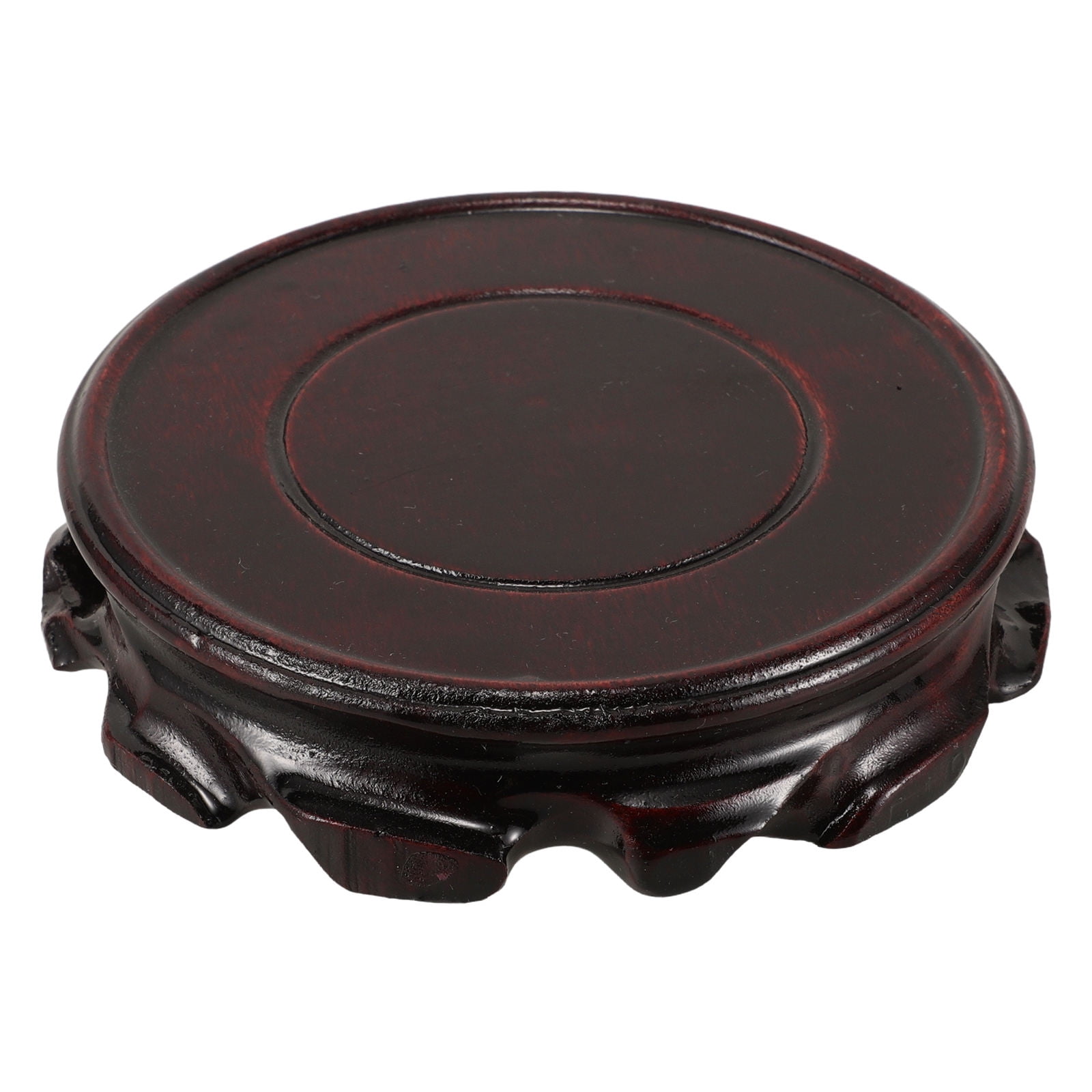 FRCOLOR Wooden Display Stand Base Pedestal Vase Base Table Lamp Teapot ...