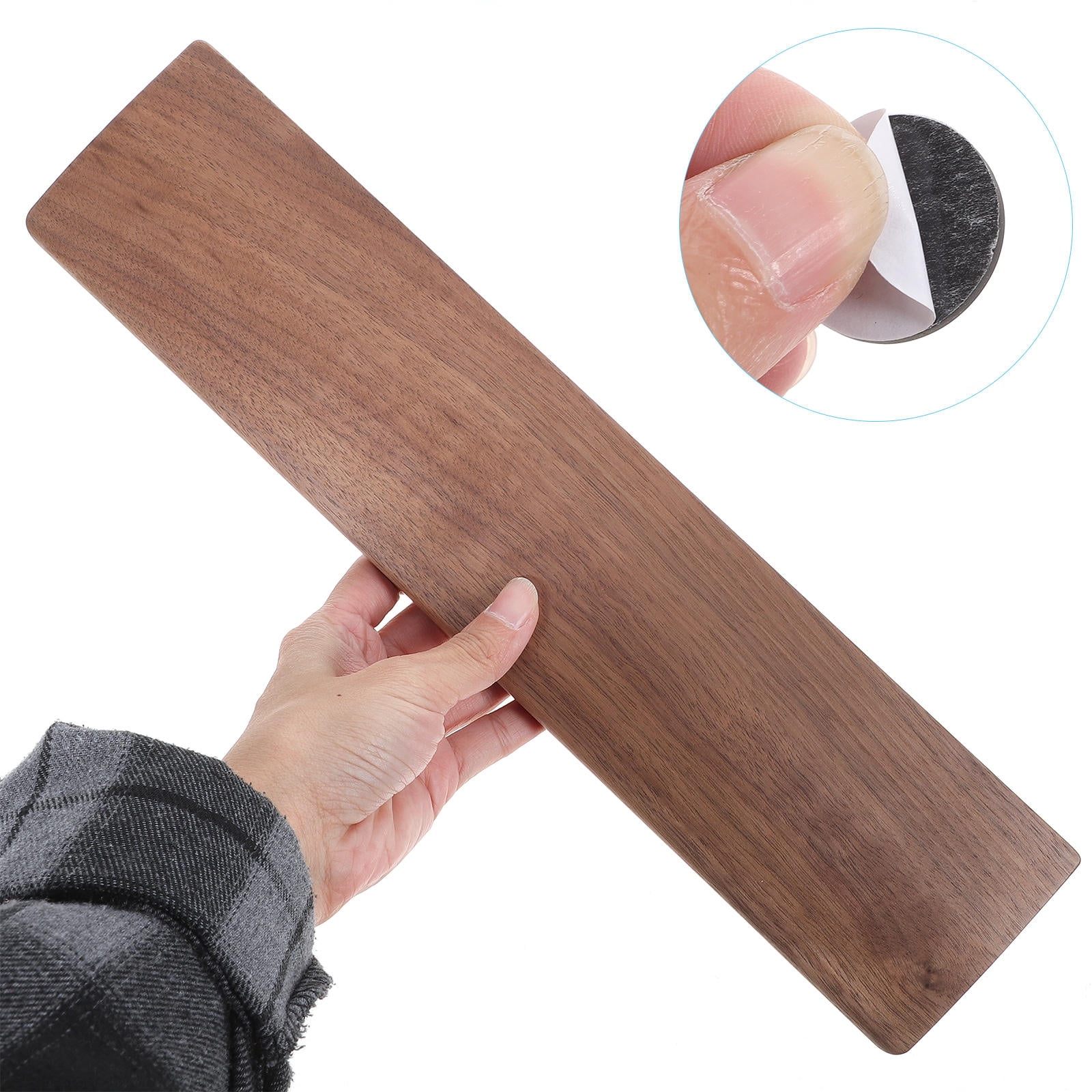 LABSERRON Wrist Rest Pad for Keyboard Wood Ergonomic Typing General ...