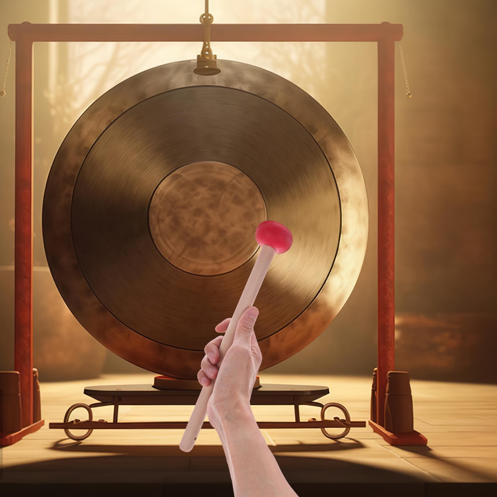 FRCOLOR Wooden Mallet For Percussion Wood Mallet Gong Mallet Percussion ...