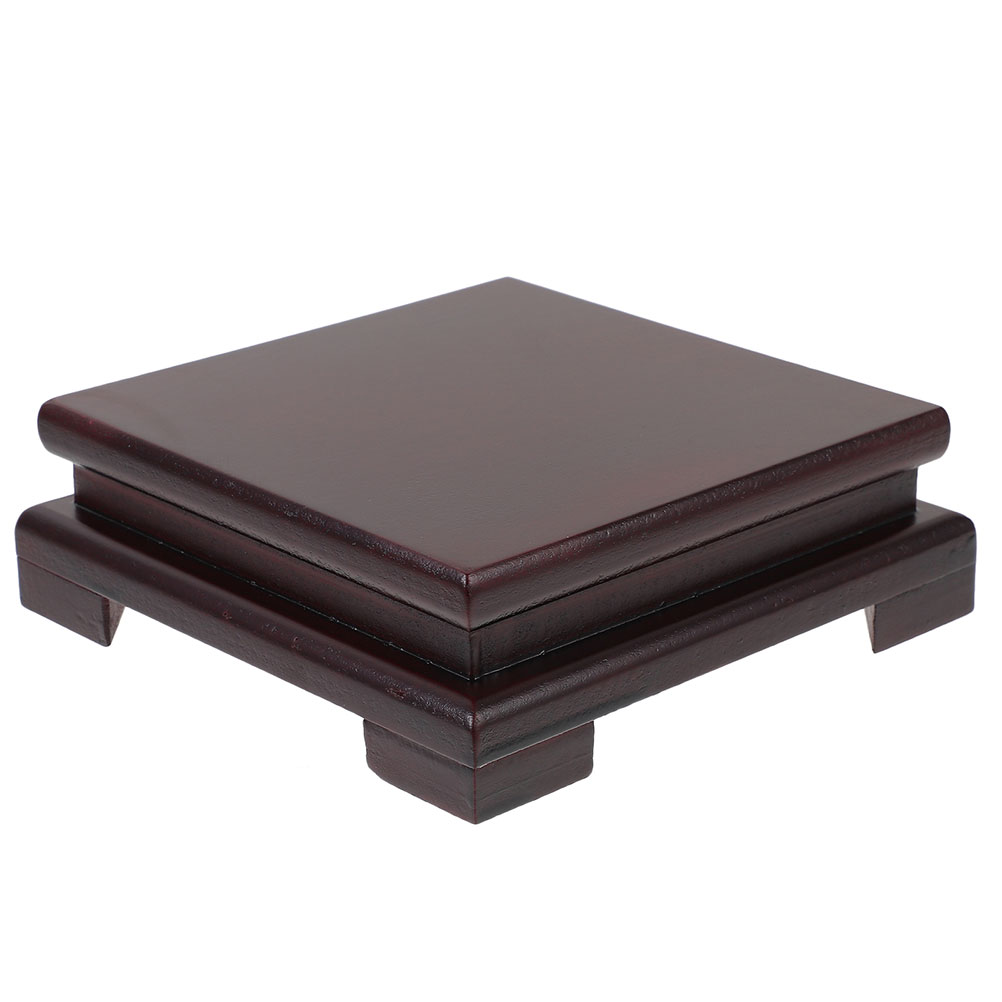 FRCOLOR Wooden Plant Riser Plant Stand Potted Plants Riser Vase Display ...