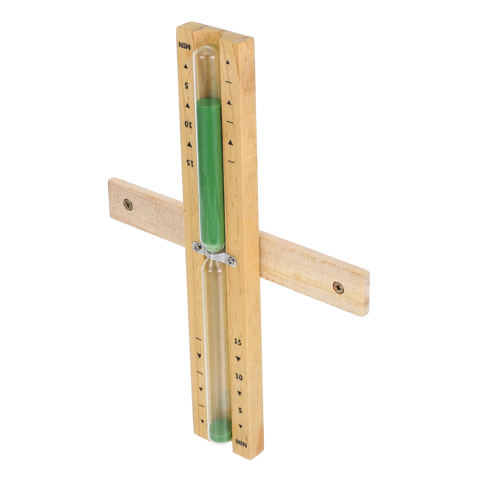 FRCOLOR Wooden Small Hourglass Timer Kitchen Hourglass Timer 15-minutes ...