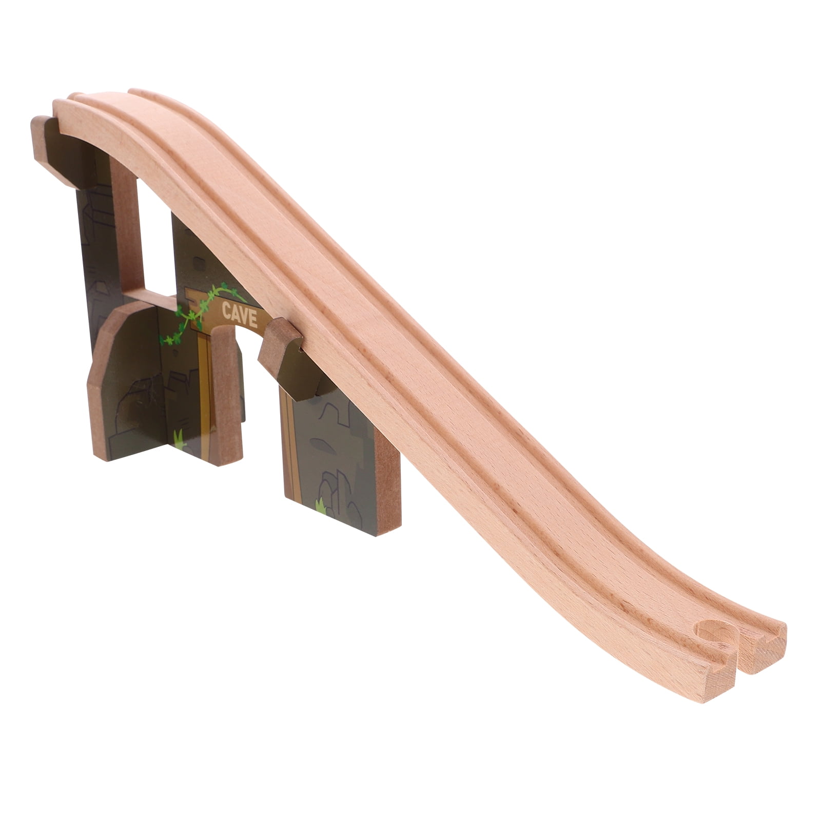 FRCOLOR 1Pcs Wooden Train Track Bridge Arch Bridge Style for Children ...