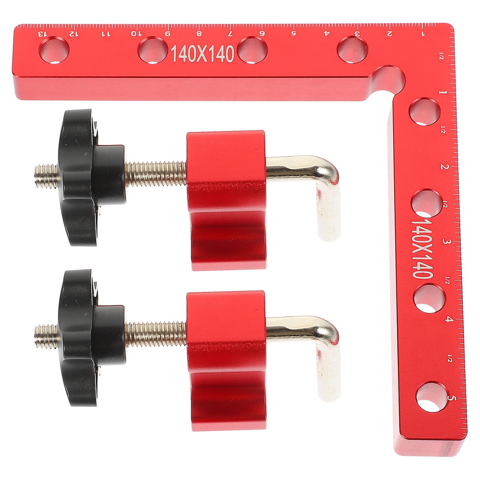 FRCOLOR Woodworking Right Angle Clamp for Measurement Aluminum Alloy ...