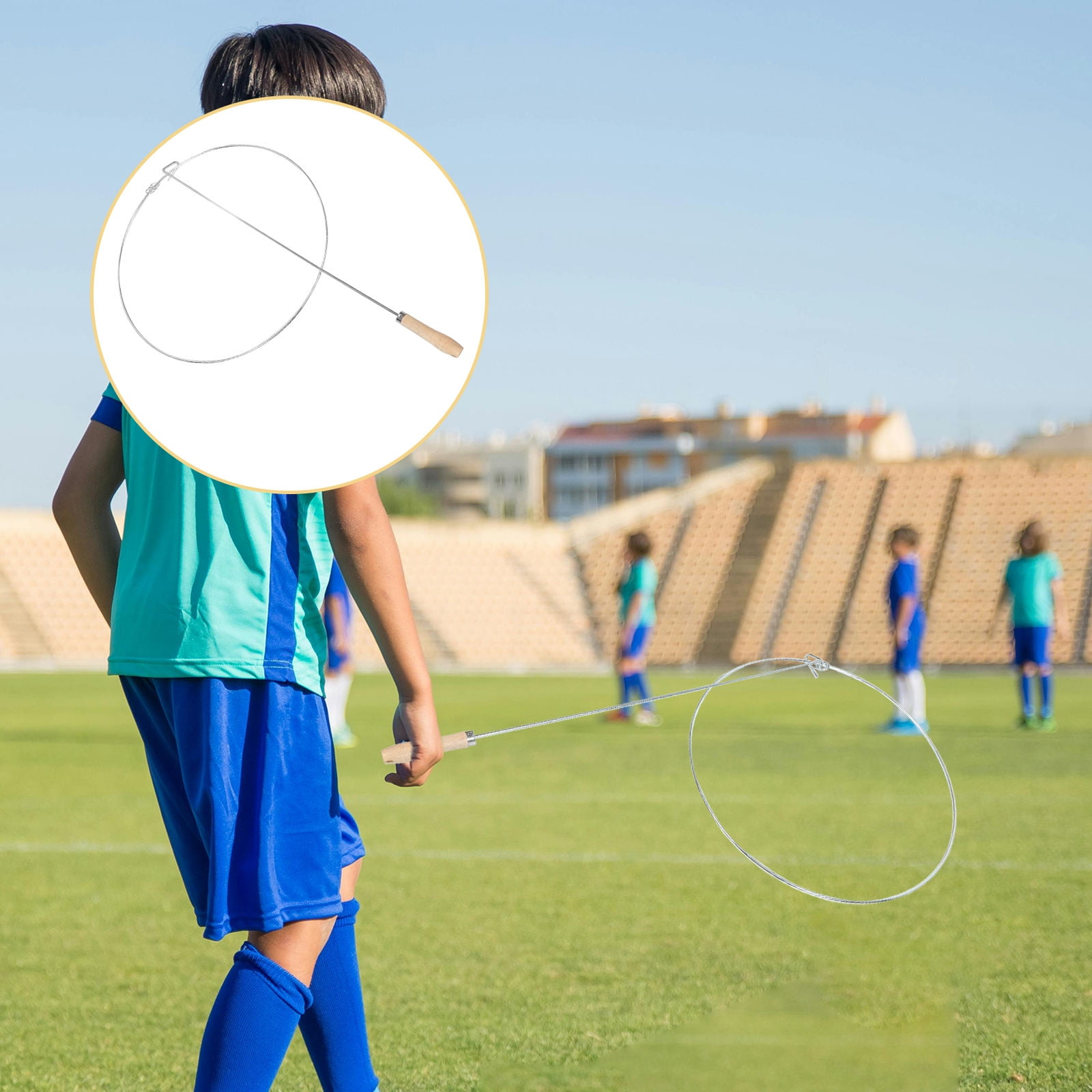 WASHWEPE Hoop Toy Iron 1Set 22.4x1.6x1.2in - Walmart.com