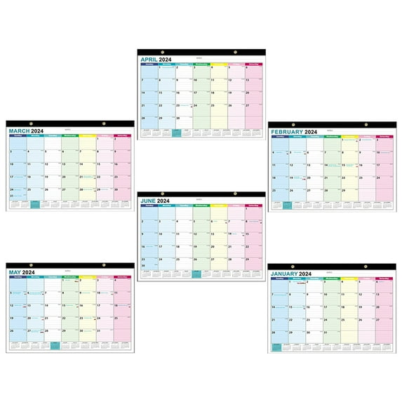 DECOMELODY Multipurpose Wall Calendar Thick Cardboard 1Pack 17x12in ...