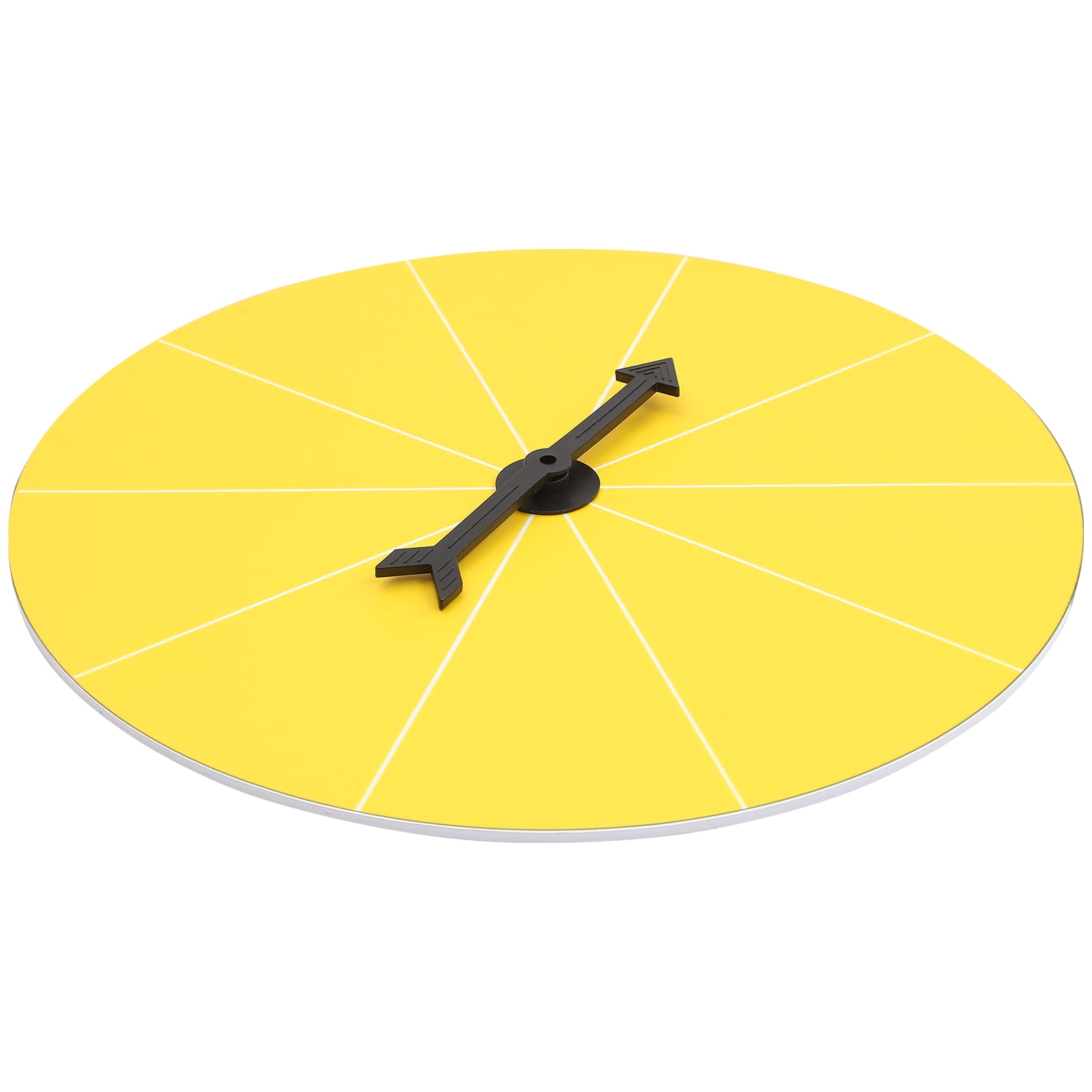 WASHWEPE Game Props Prize Wheels Yellow Plastic 1Pcs 15.7X15.7X0.2In ...