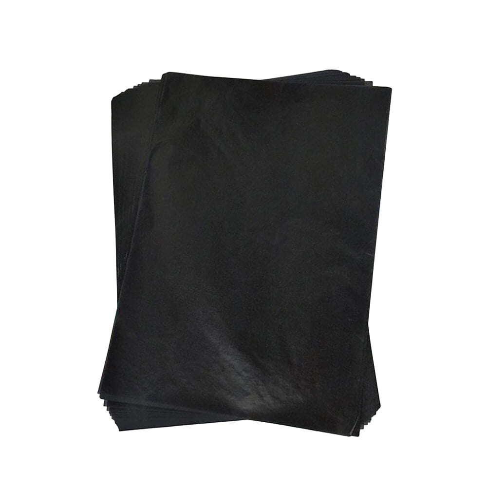 FRCOLOR black carbon paper 100 Pcs Black Carbon Transfer Tracing Paper ...