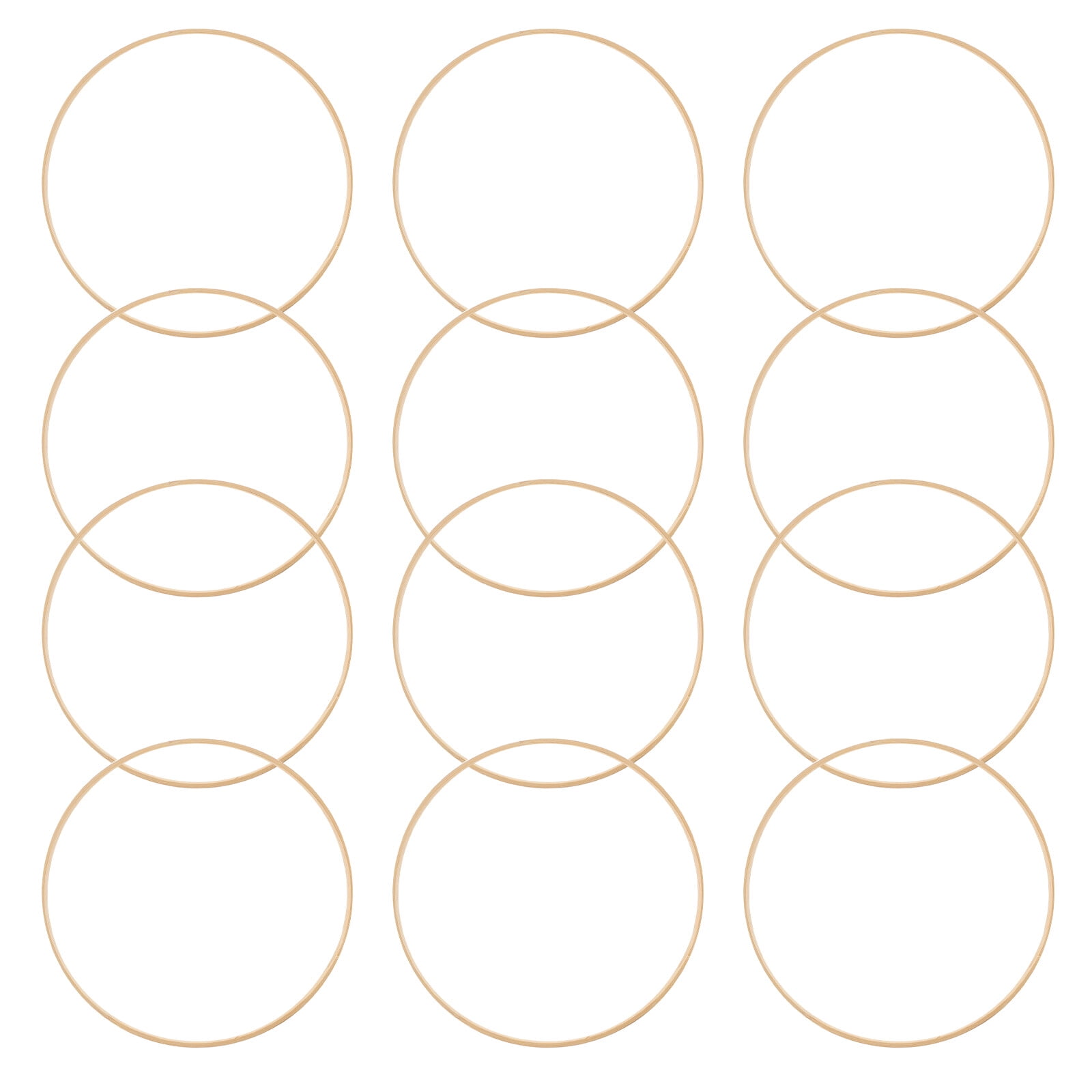 WRISTBIQUE Craft Rings Dream Catcher Rings Khaki 12pcs Diy Activities ...