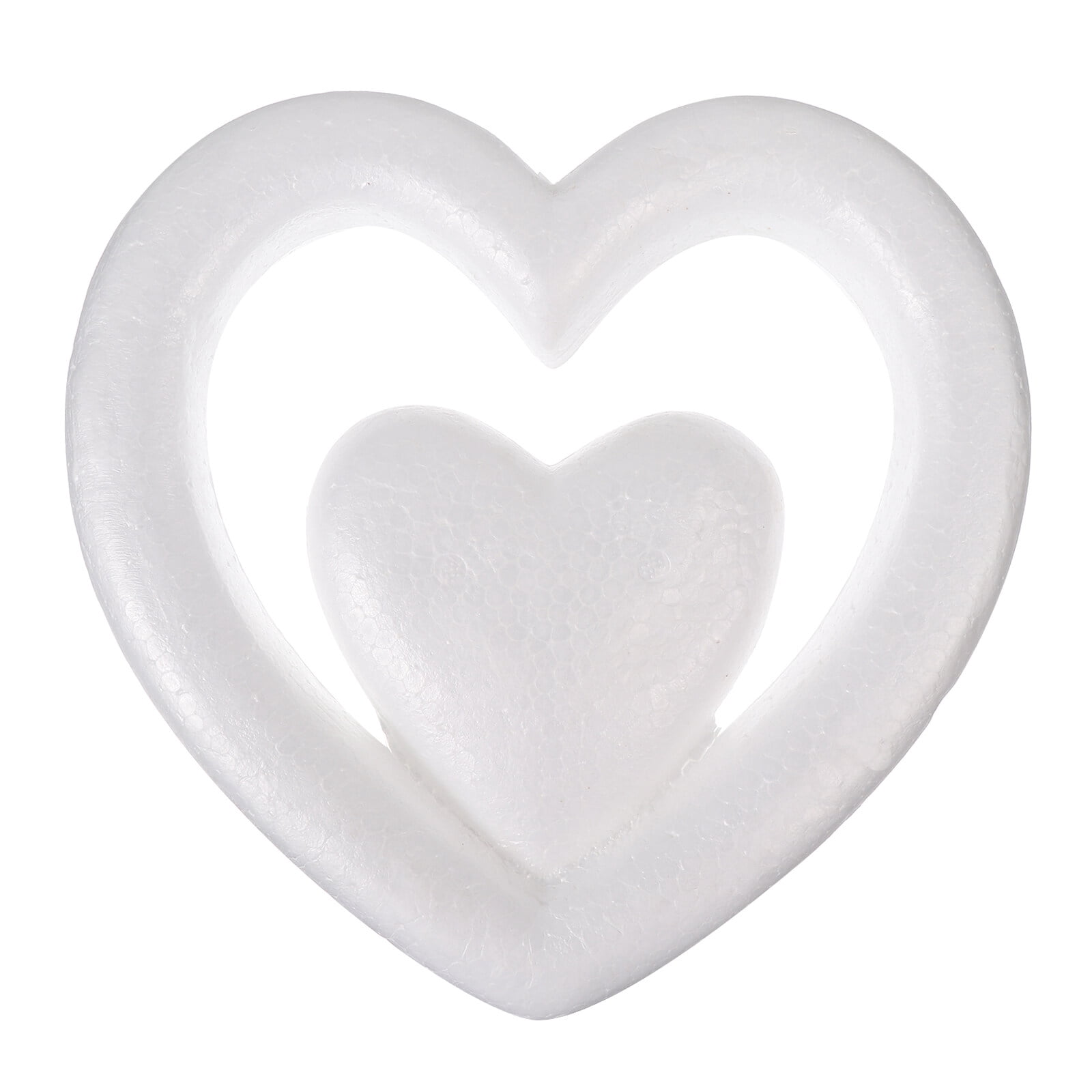 FRCOLOR heart pendant Craft Wreath Heart Polystyrene Ring 25cm ...