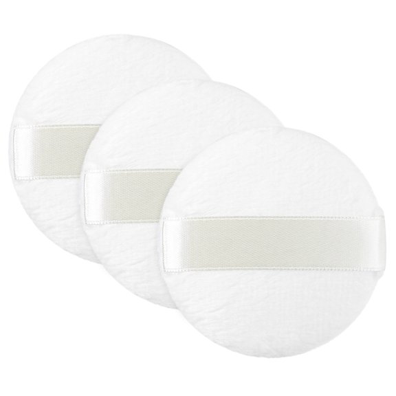 3 Pack Powder Puff, Washable Large Body Powder Puff, Soft & Fuzzy 3 ...
