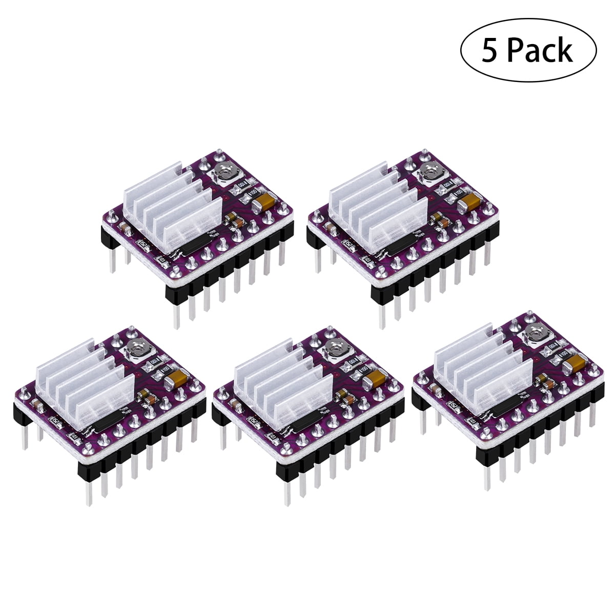 FRCOLOR stepper motor driver 5 Pcs Stepper Motor Driver Module 4 Layer ...