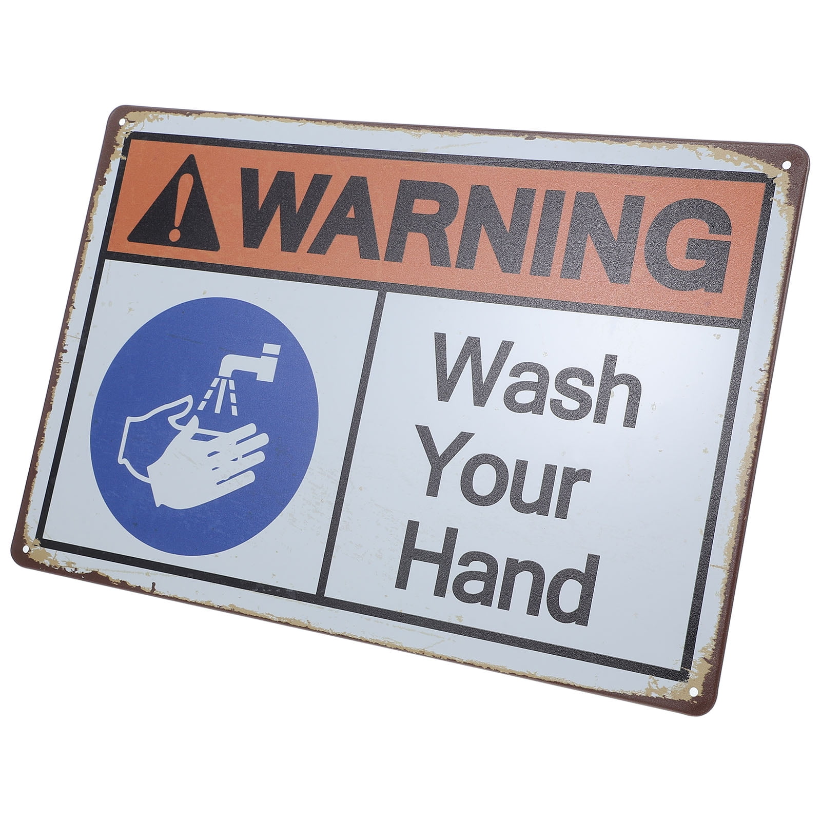 FRCOLOR wash Please Wash Your Hands Sign Safety Warning Signs Caution ...