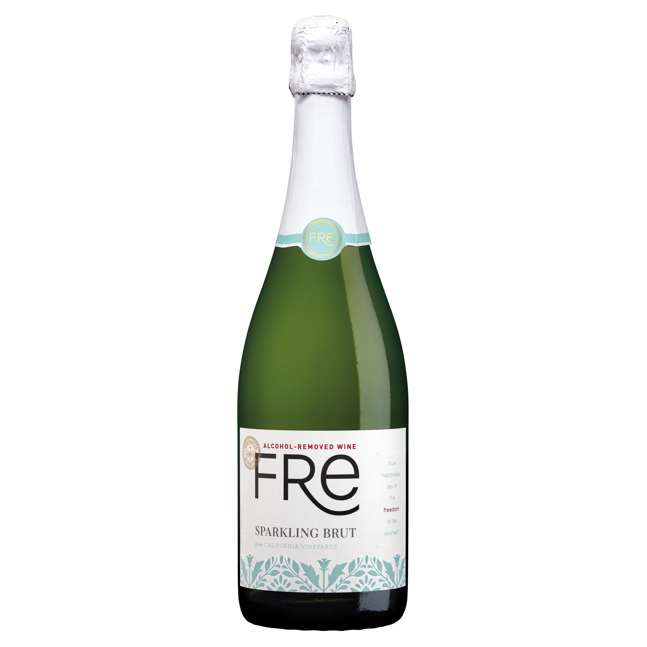 FRE Sparkling Brut California Wine, Alcohol-Removed, 750 ml Glass Bottle, 0% ABV - Walmart.com