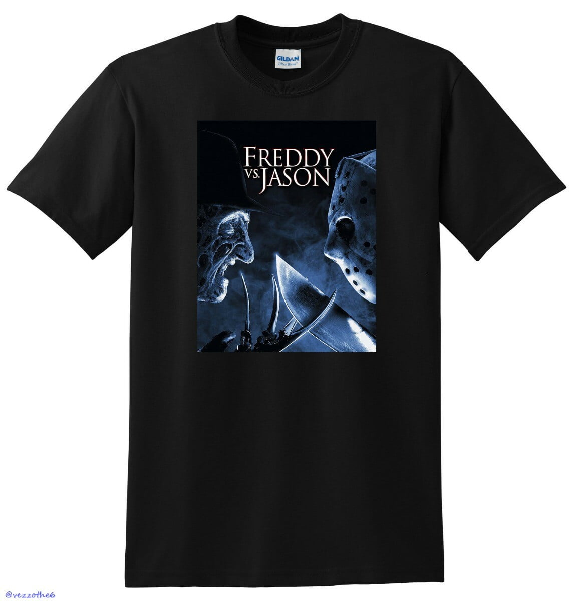 FREDDY VS JASON T SHIRT 4k bluray cover poster tee SMALL MEDIUM LARGE ...