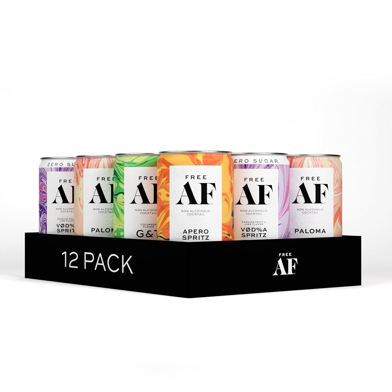 FREE AF Non-Alcoholic Variety Pack | Ready to Drink, Random Assortment ...