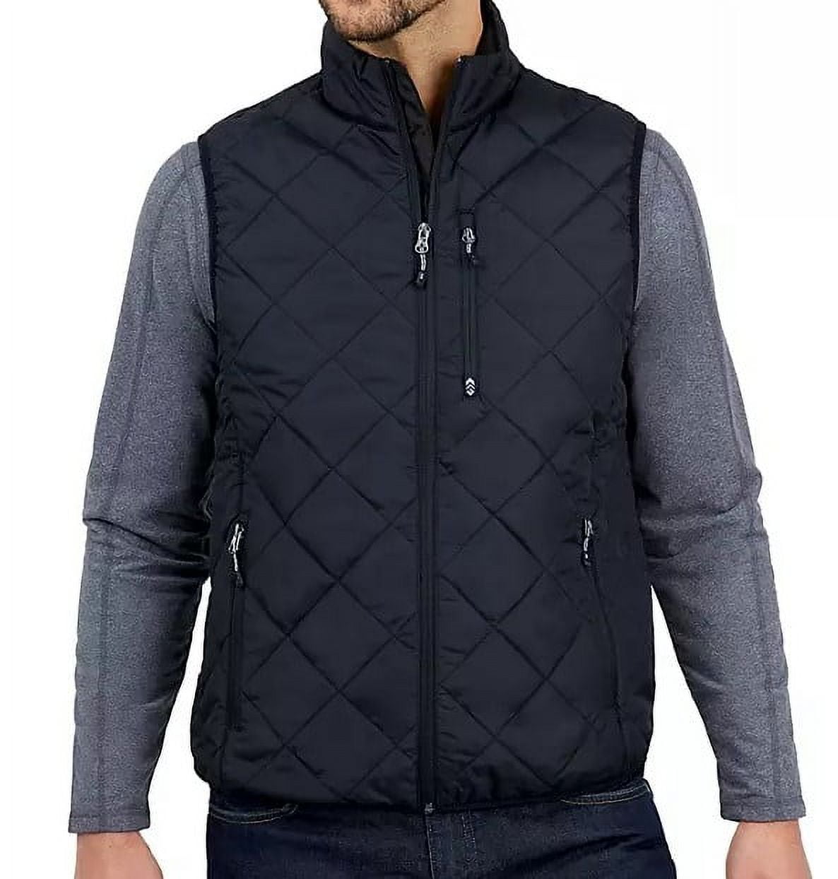 FREE COUNTRY Quilted Puffer Lightweight, Outerwear Vests (Men's), Size ...