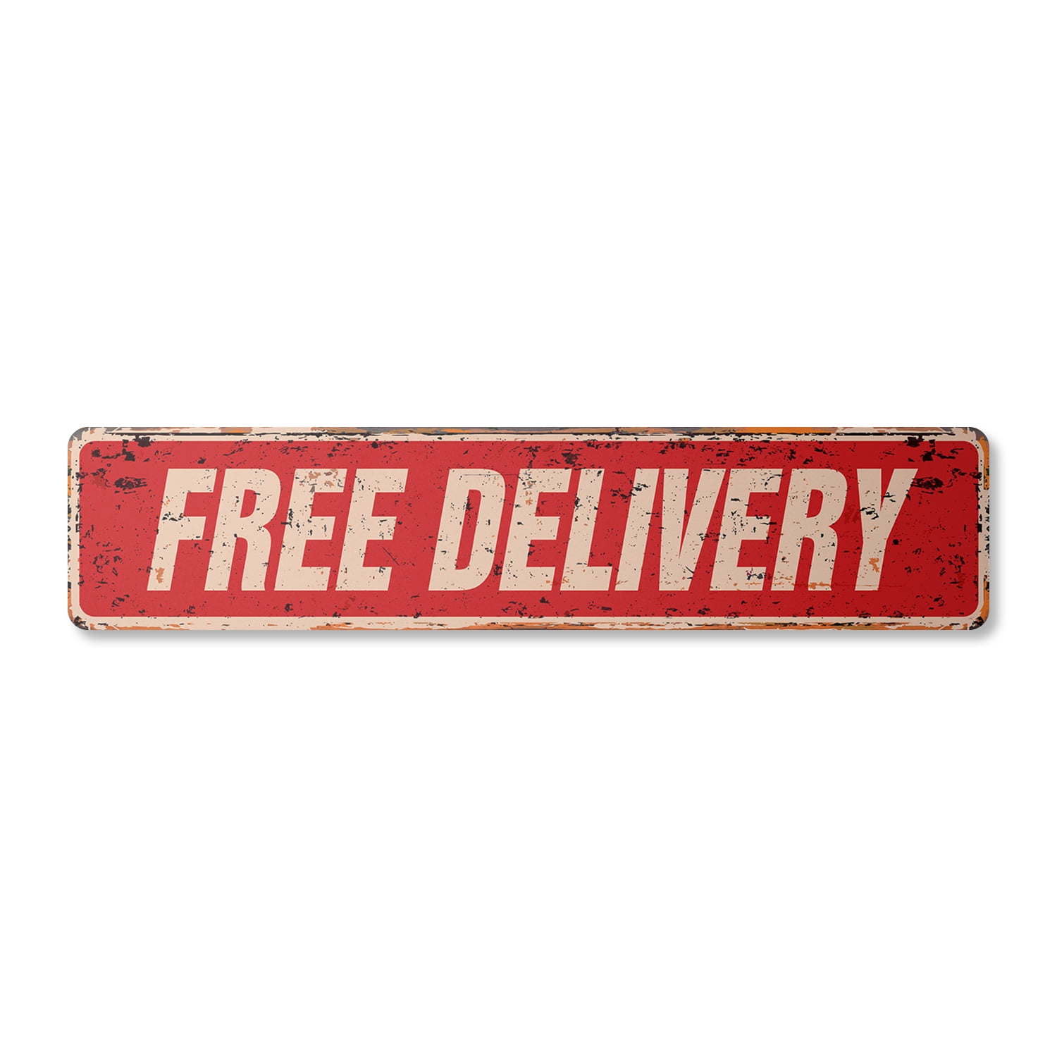 FREE DELIVERY Vintage Plastic Street Sign takeout food appliances ...