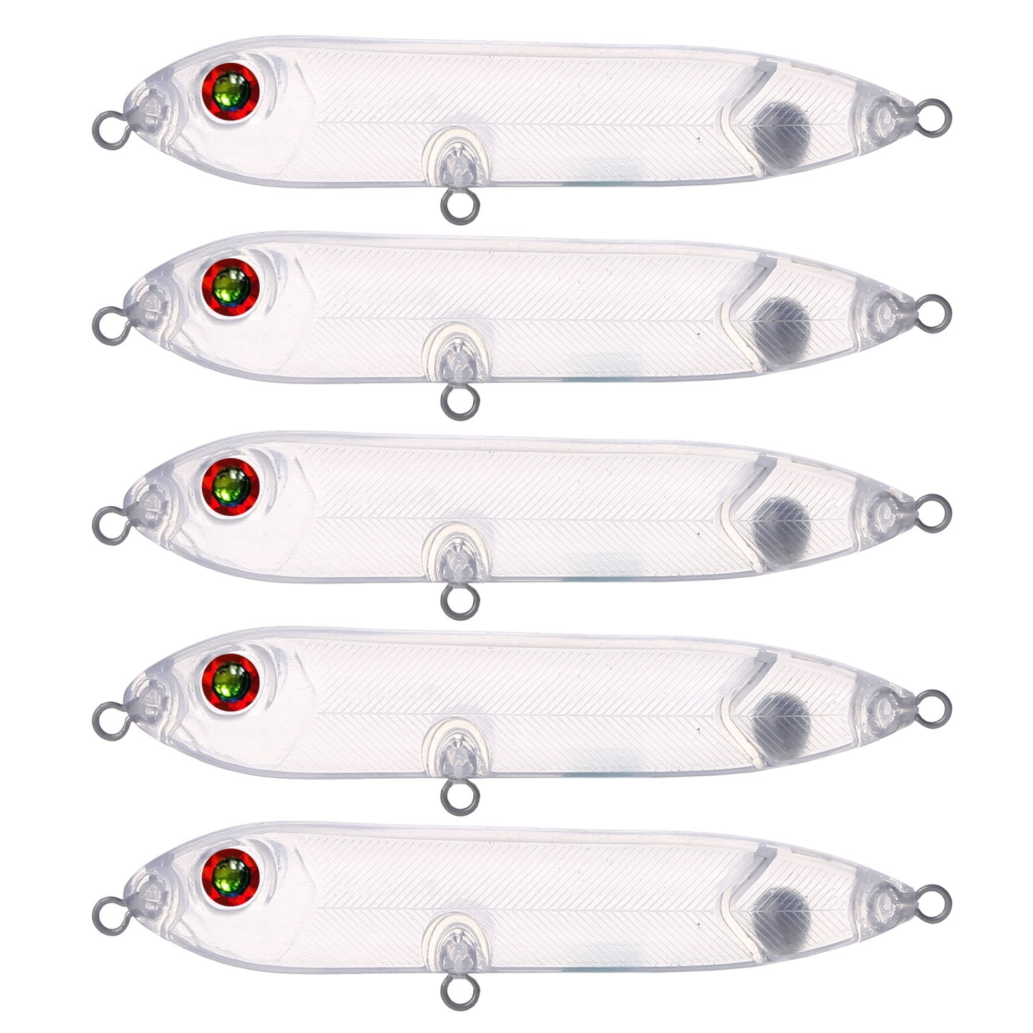 FREE FISHER Blank Lures,Fishing Unpainted Baits 10.5cm 10.4g Blank Hard ...