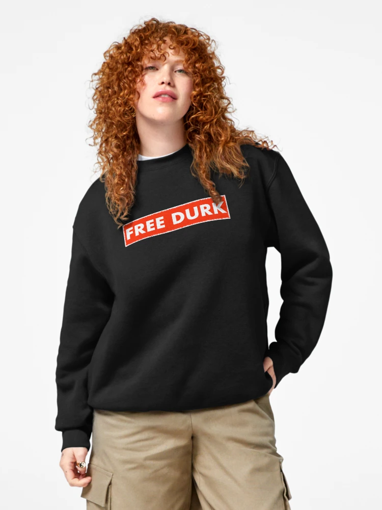 FREE LIL DURK RED TAG Pullover Sweatshirt - Walmart.com