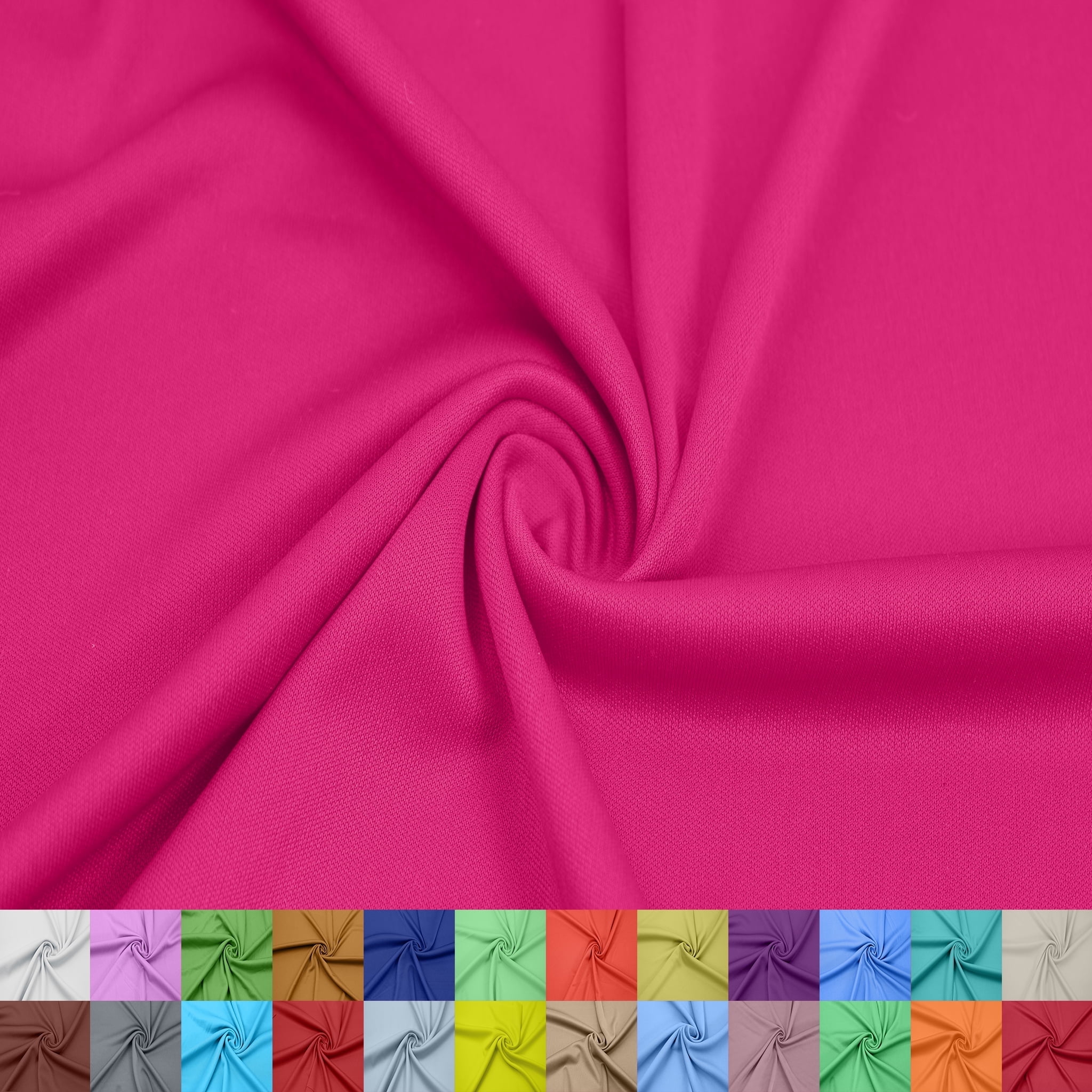 58/60" Wide Interlock Lining Fabric – Soft Polyester with Drape for ...
