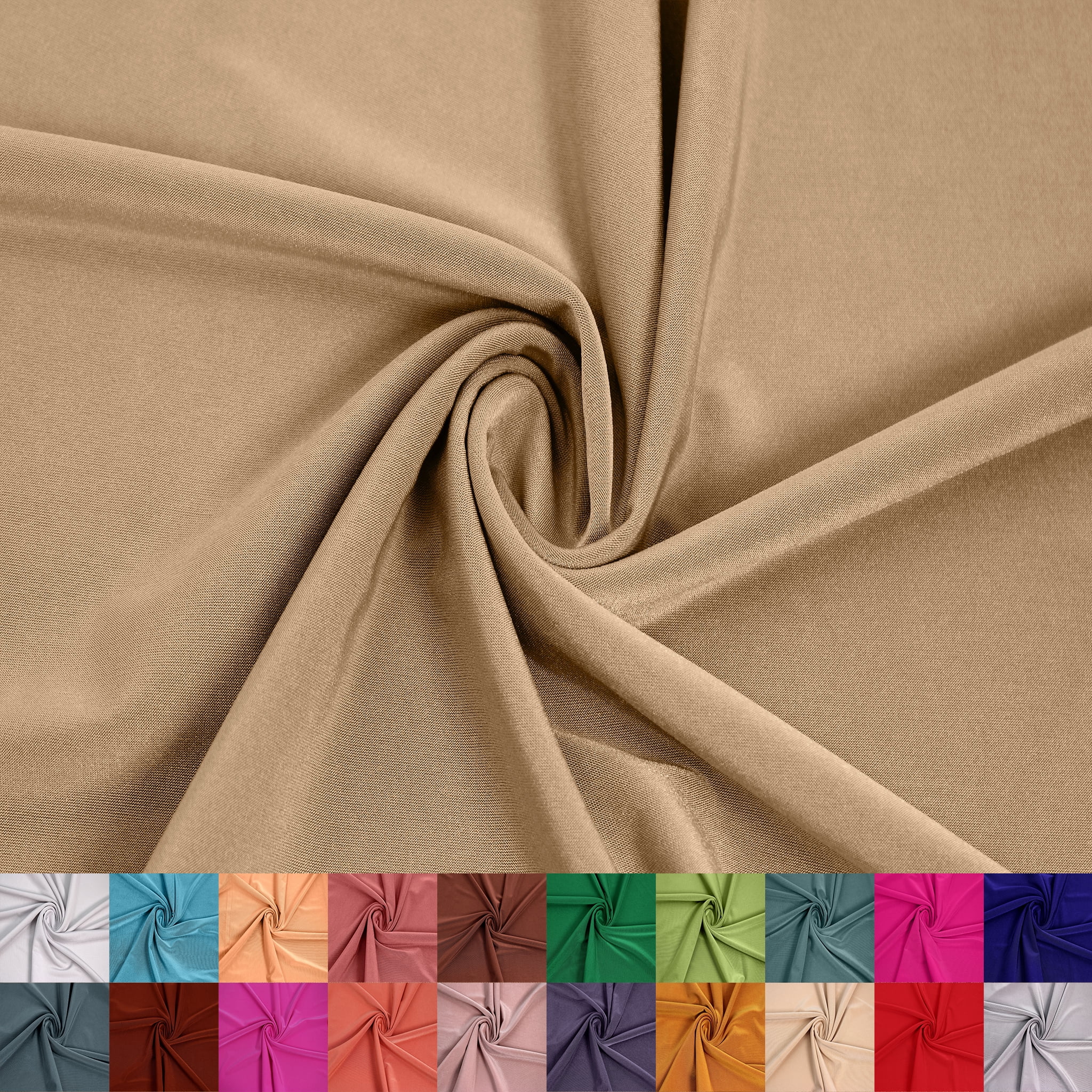 Circular Tropical Knit Fabric by the Yard – Soft Stretch Fabric for ...