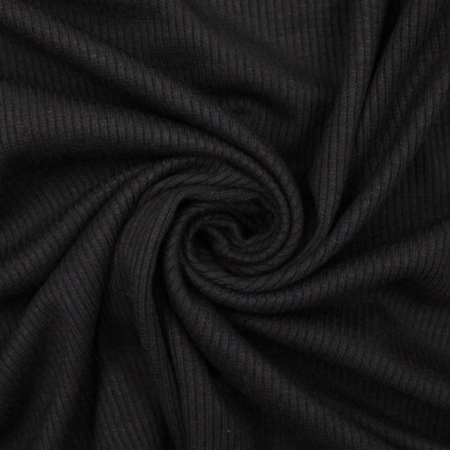 FREE SHIPPING!!! Black 2x1 Rib Knit Stretch Fabric, DIY Projects by the ...
