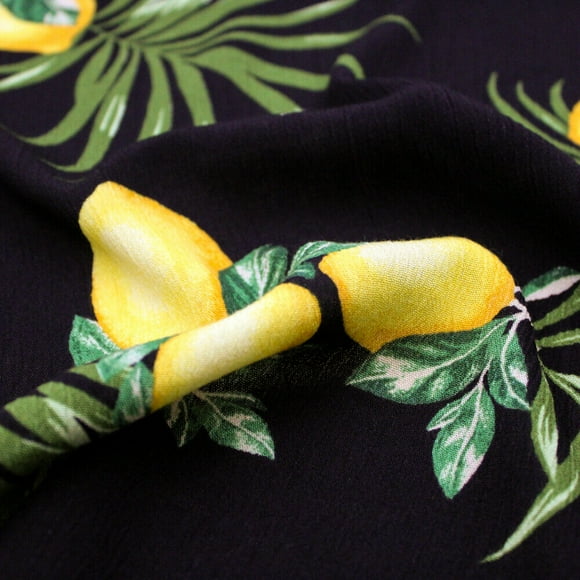 Lemon Print Fabric