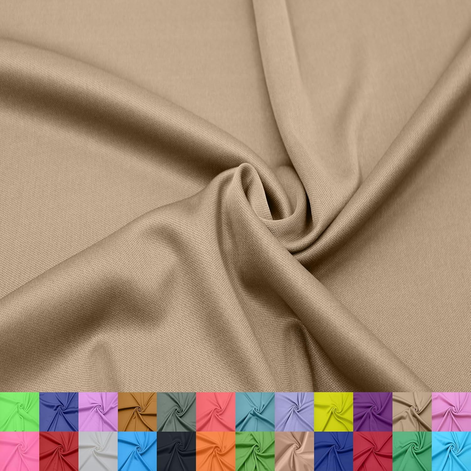 FREE SHIPPING!!! Camel #139 60" Wide Interlock Lining Fabric, DIY ...