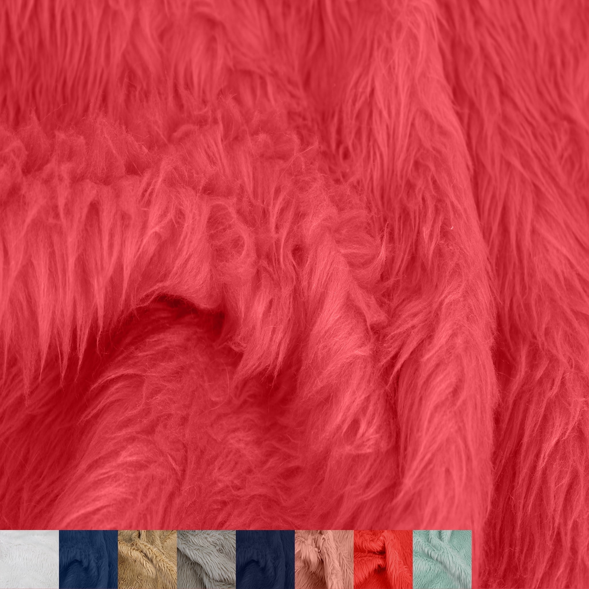 Mongolian Faux Fur-Christmas Fuzzy-Fabric by The Yard-Fluffy, Shaggy ...