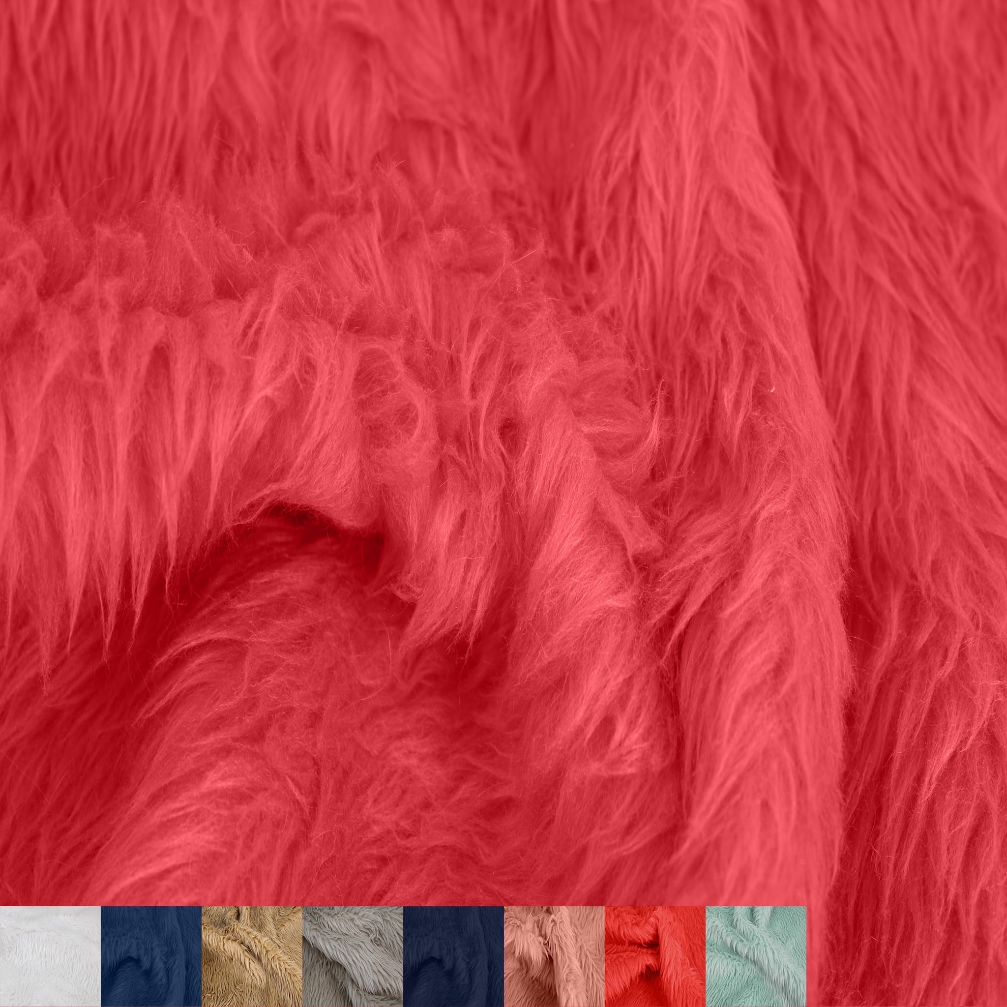 FREE SHIPPING!!! Coral Short Pile Luxury Shag Faux Fur Fabric, DIY ...