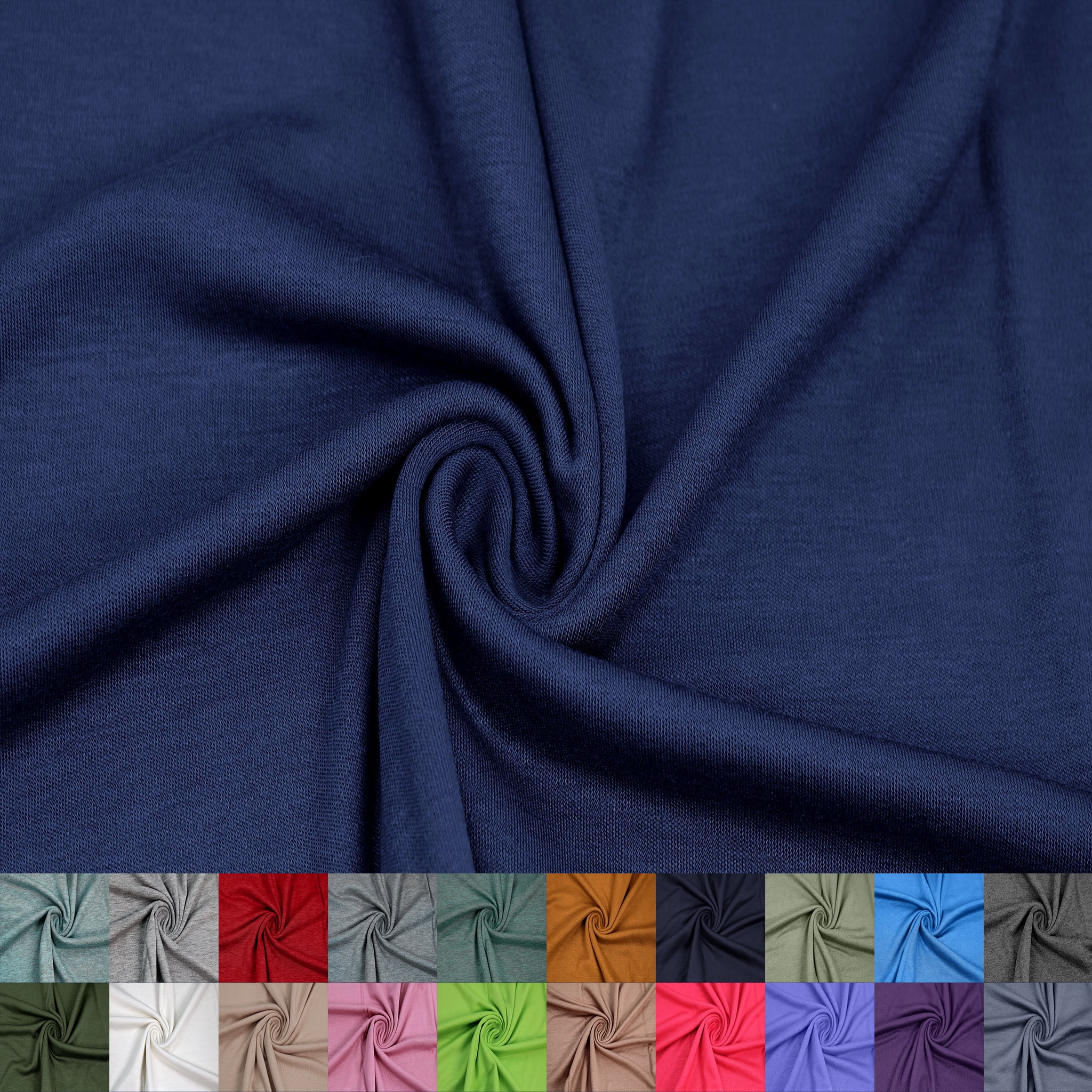 FREE SHIPPING!!! Denim Rayon Ponte Roma Fabric for DIY Projects by the ...