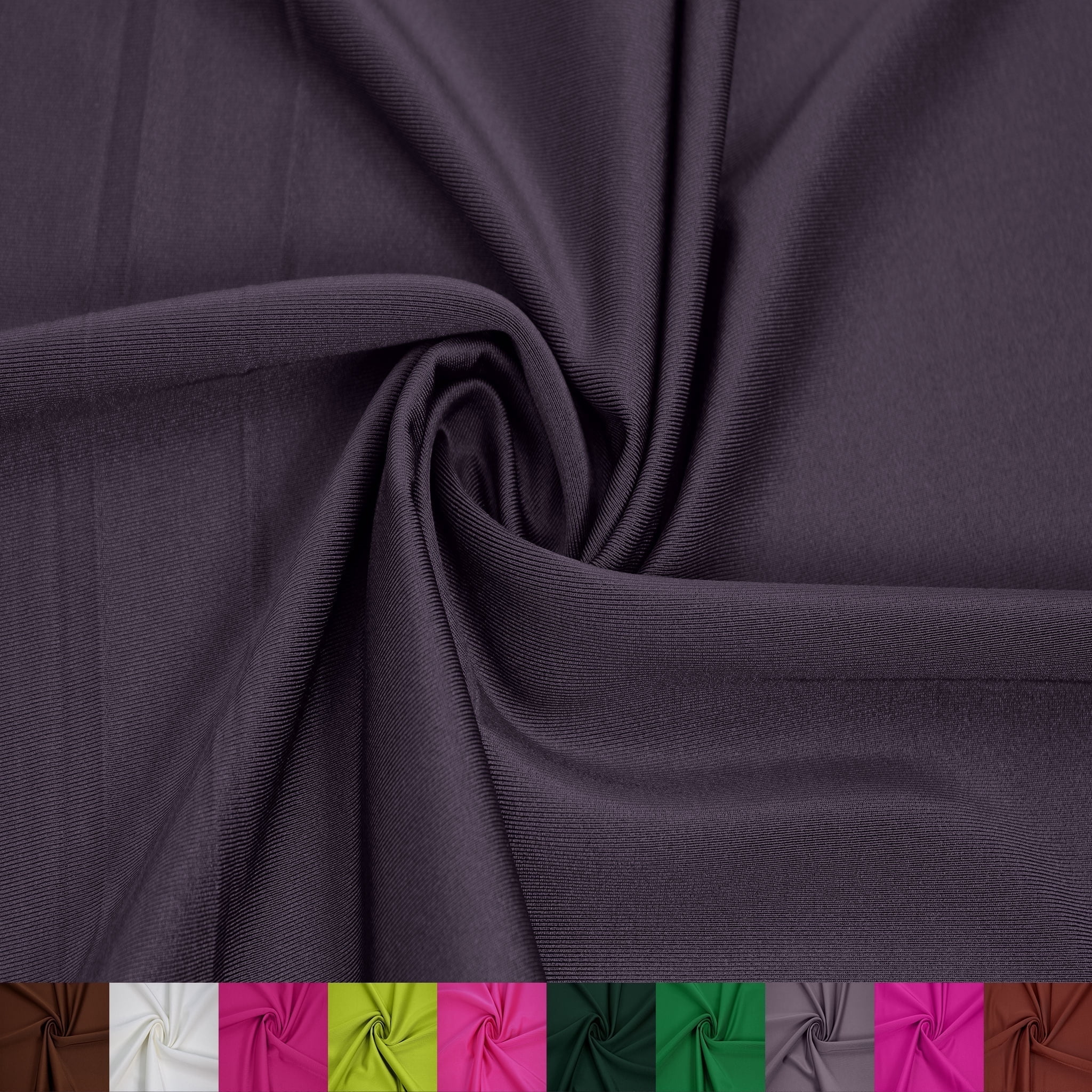 59" Polyester Spandex Stretch Fabric by the Yard - 230gsm - Walmart.com