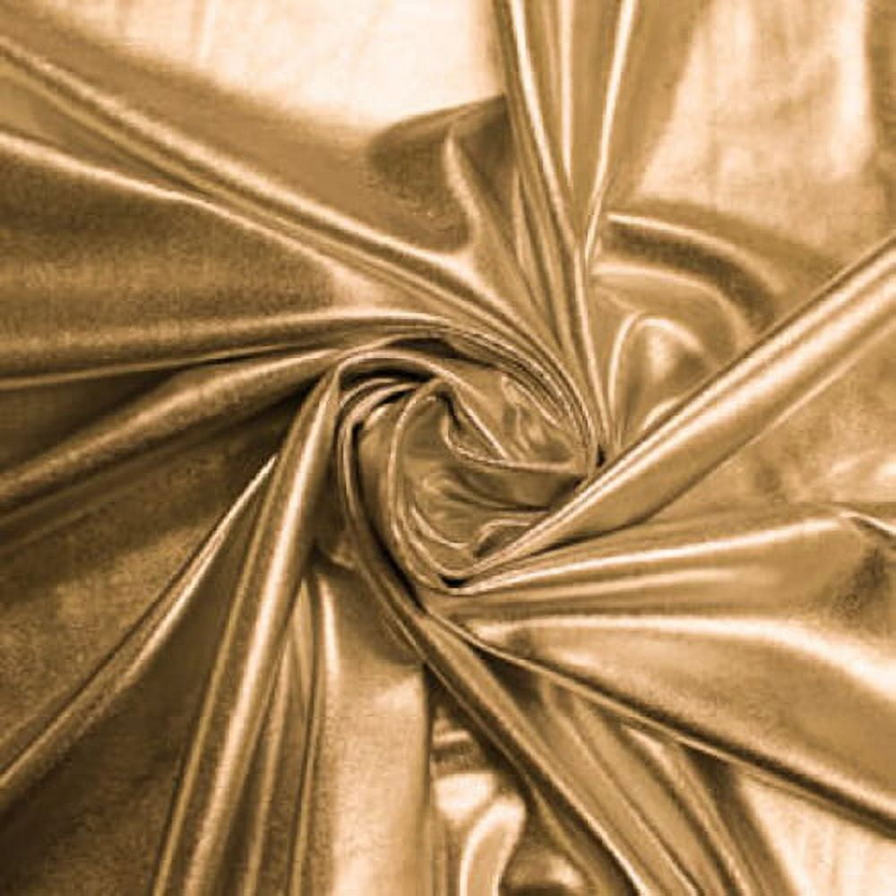 FREE SHIPPING!!! Gold Poly Spandex Medium weight Metallic Fabric - DIY ...