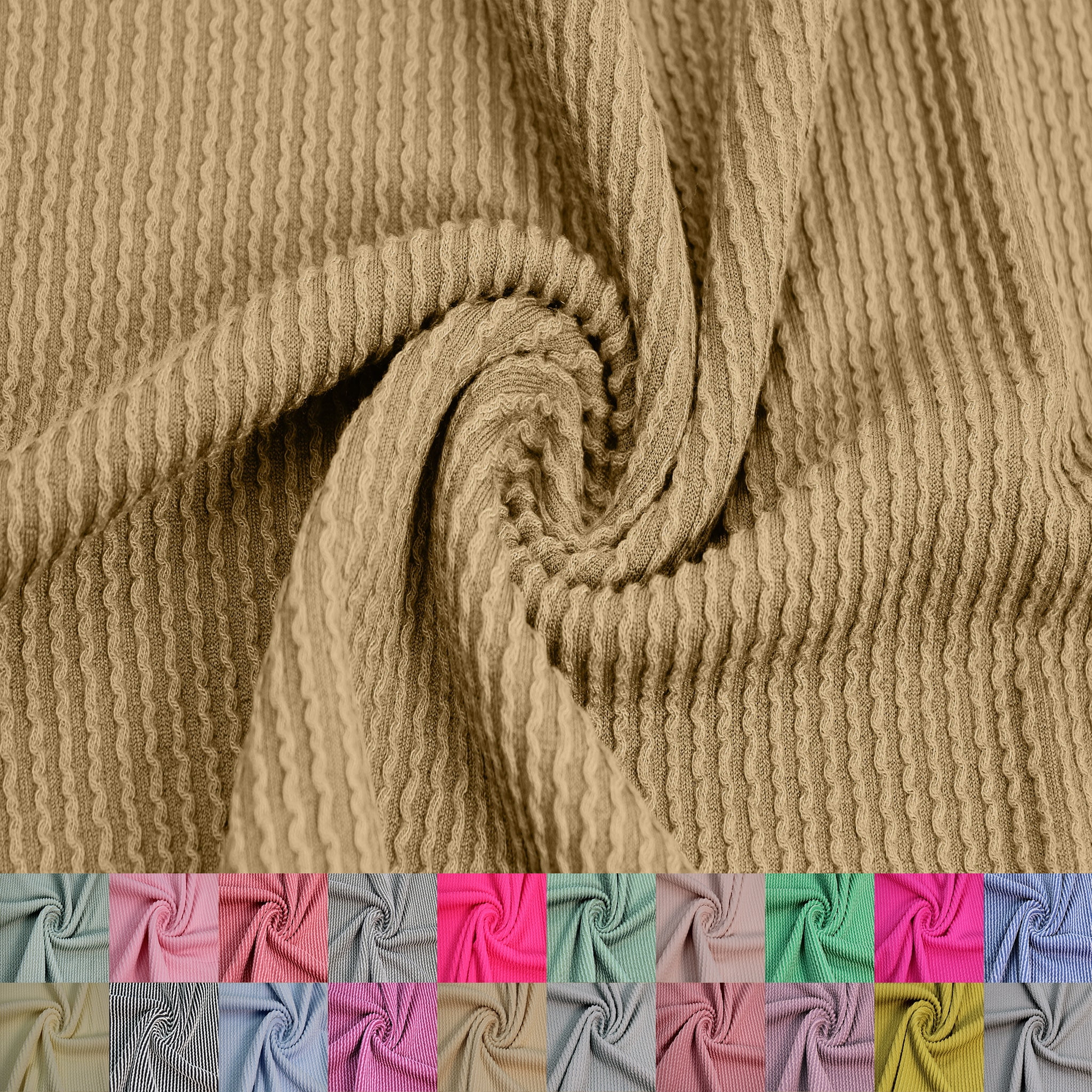 FREE SHIPPING!!! Green Moss Poly Rayon Spandex Rib Knit Stretch Fabric ...