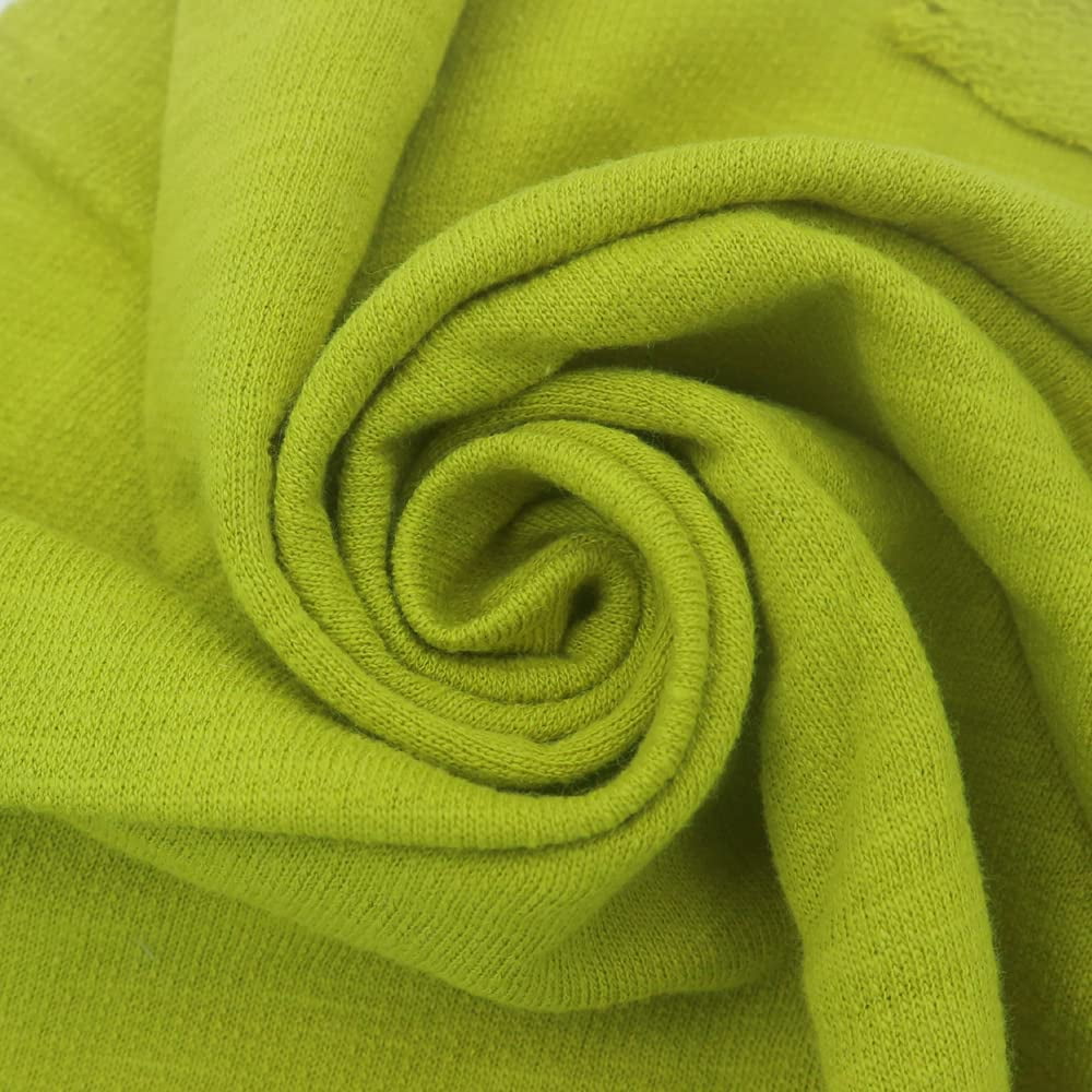 FREE SHIPPING!!! Green Oasis 100% Cotton Slub French Terry F abric, DIY ...