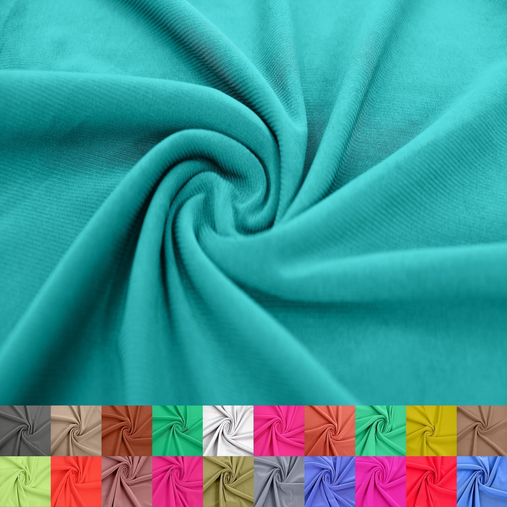 Solid ITY Jersey Knit Poly Spandex 2-Way Stretch, 200 GSM Apparel ...