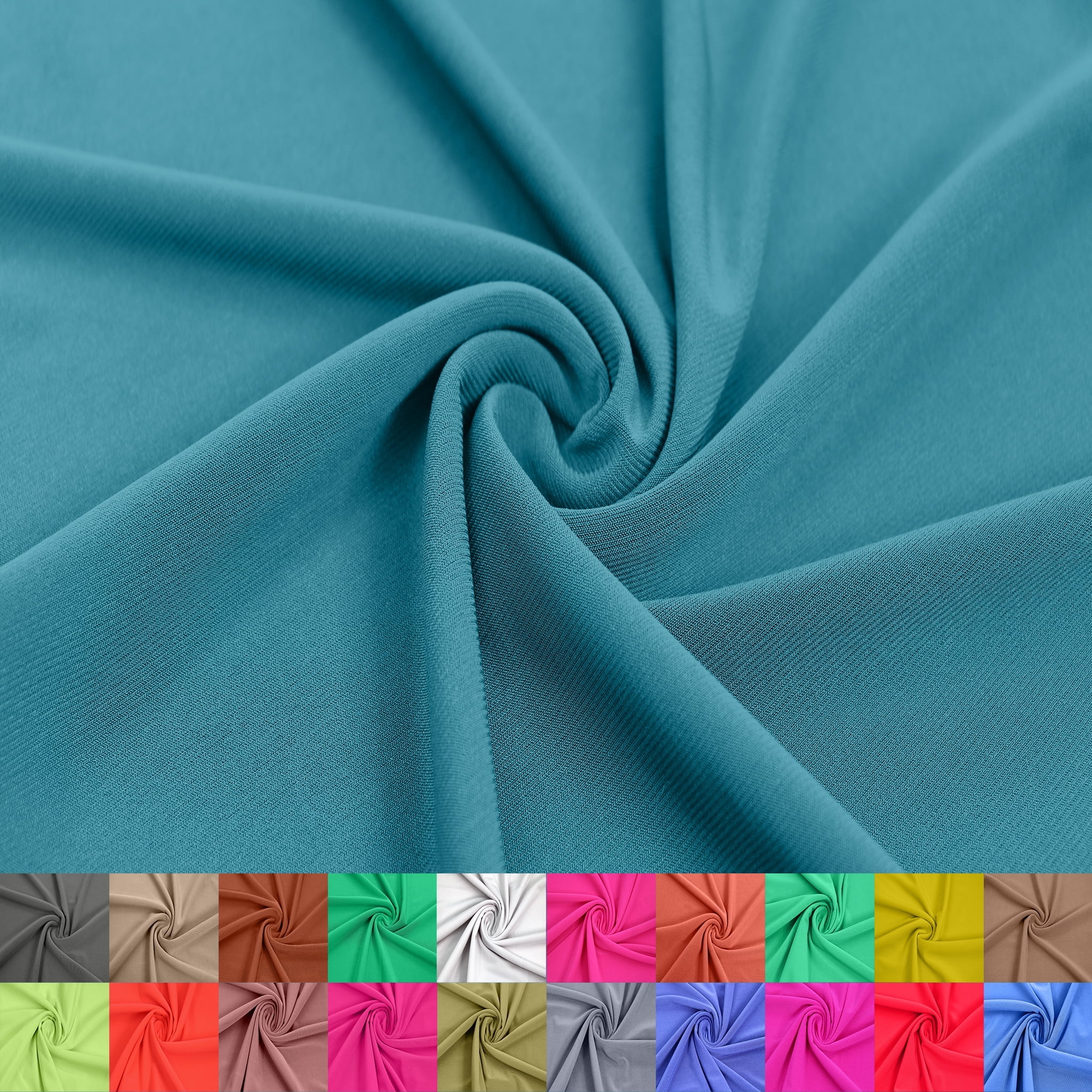 FREE SHIPPING!!! Hunter Green ITY Stretch Jersey Knit Fabric Twist ...