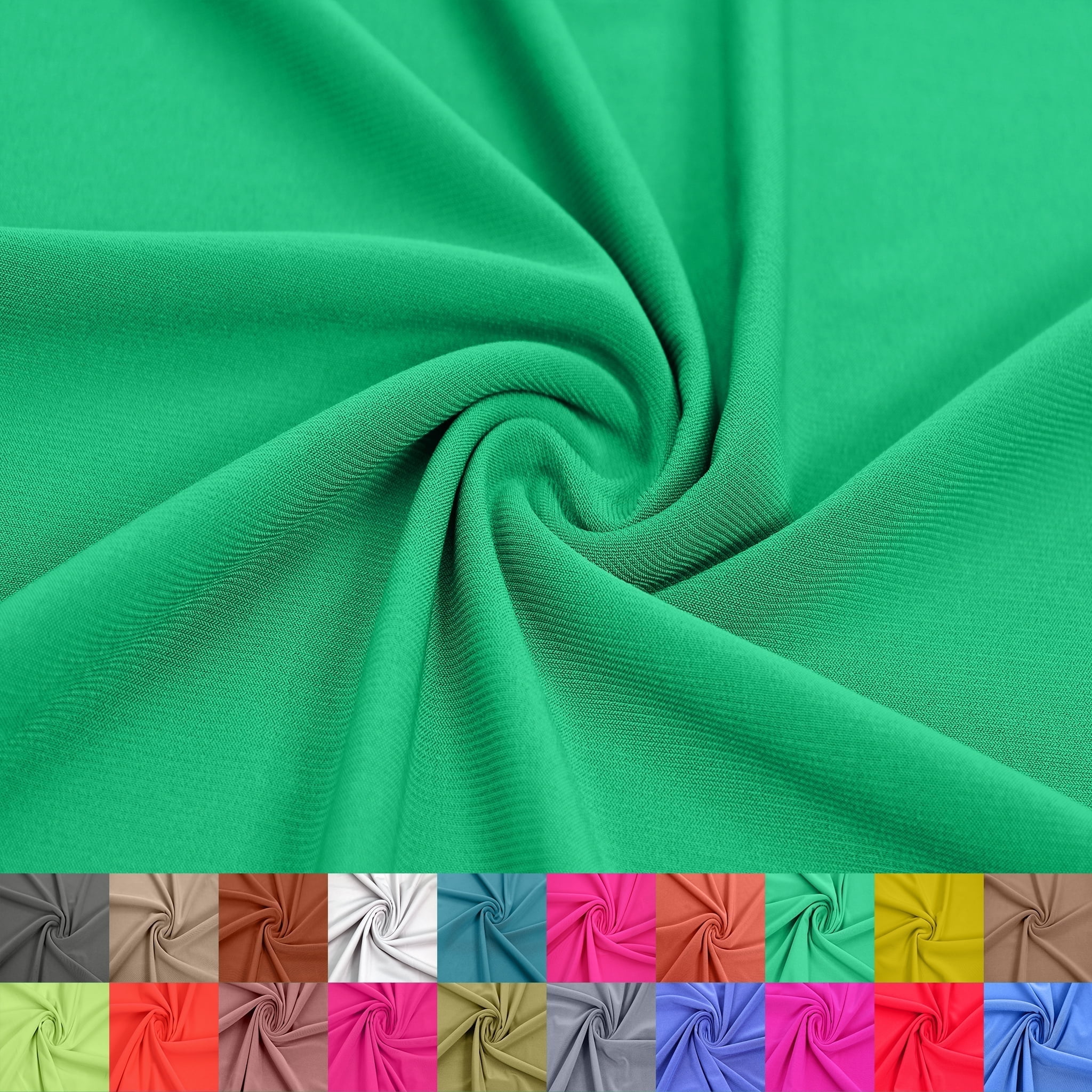 Solid ITY Jersey Knit Poly Spandex 2-Way Stretch, 200 GSM Apparel ...