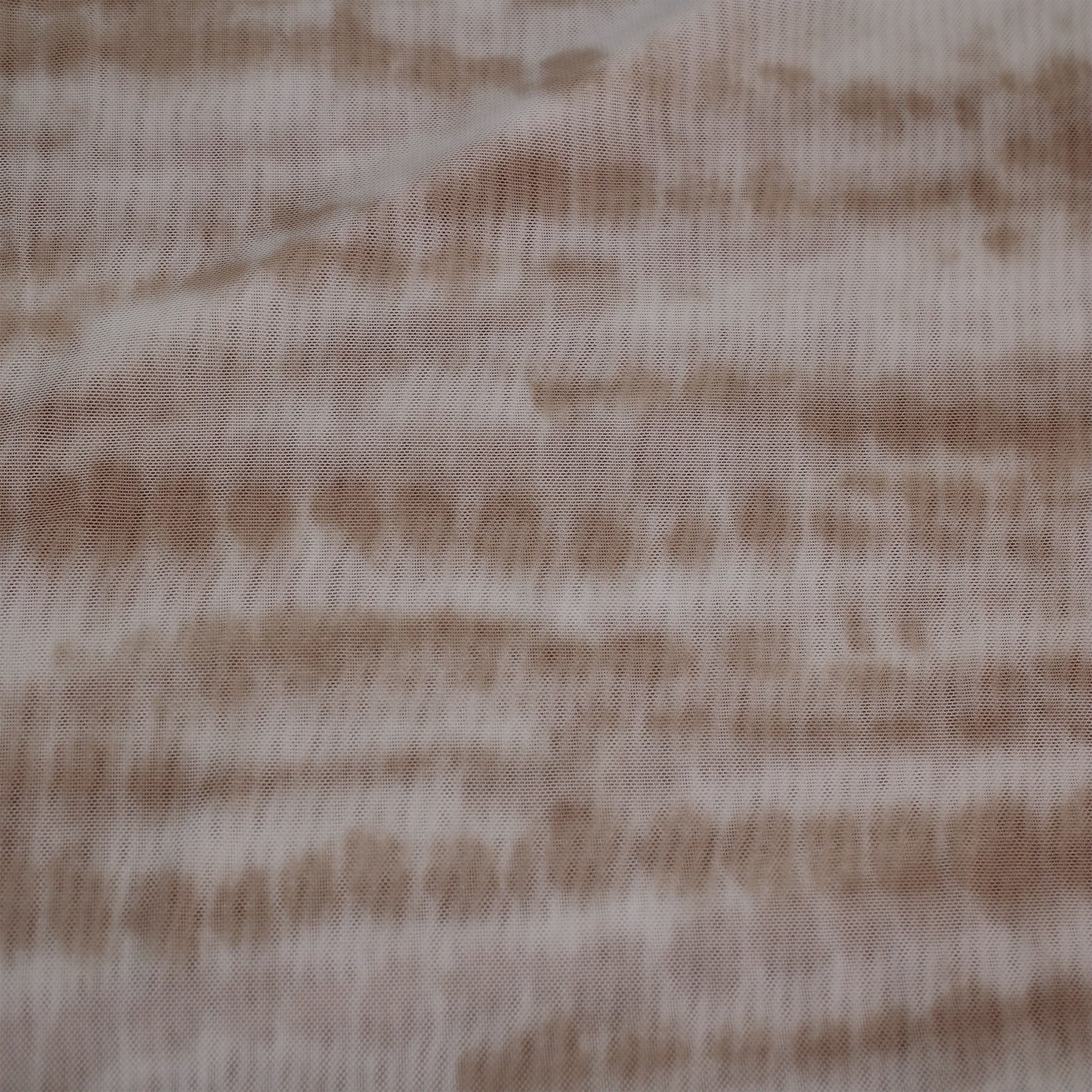 Off White Tan 60" Wide Printed Poly Spandex Lace Power Mesh Fabric by ...