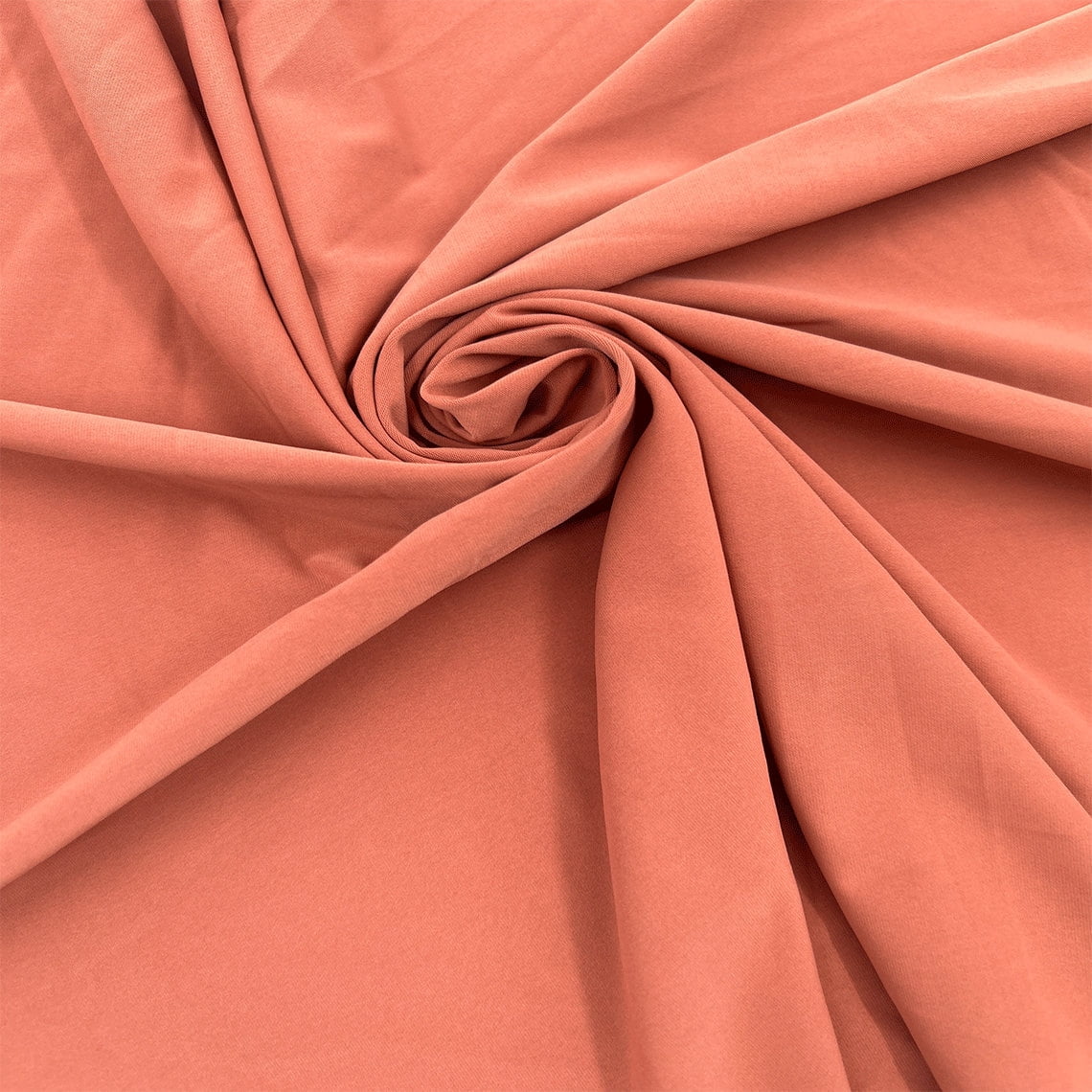 FREE SHIPPING!!! Peach Dark Solid Color Stretch Nylon Spandex Dull Yoga ...