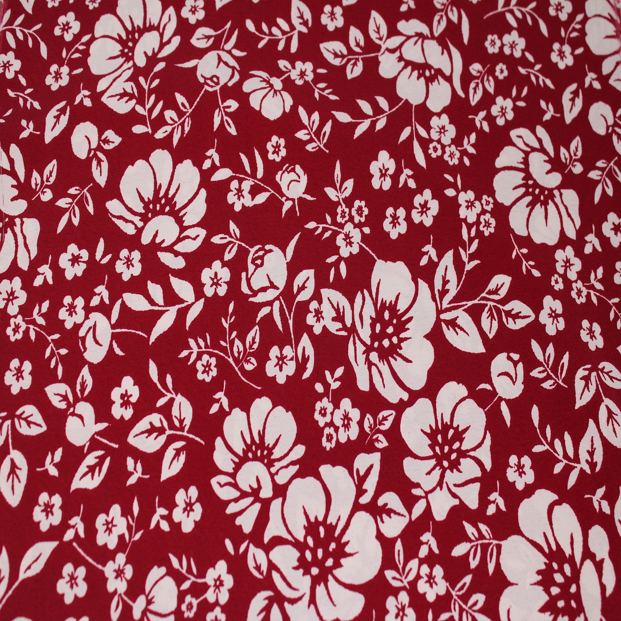Red Ecru 58" Wide Printed 100% Polyester Moroccan Fabric-120GSM ...