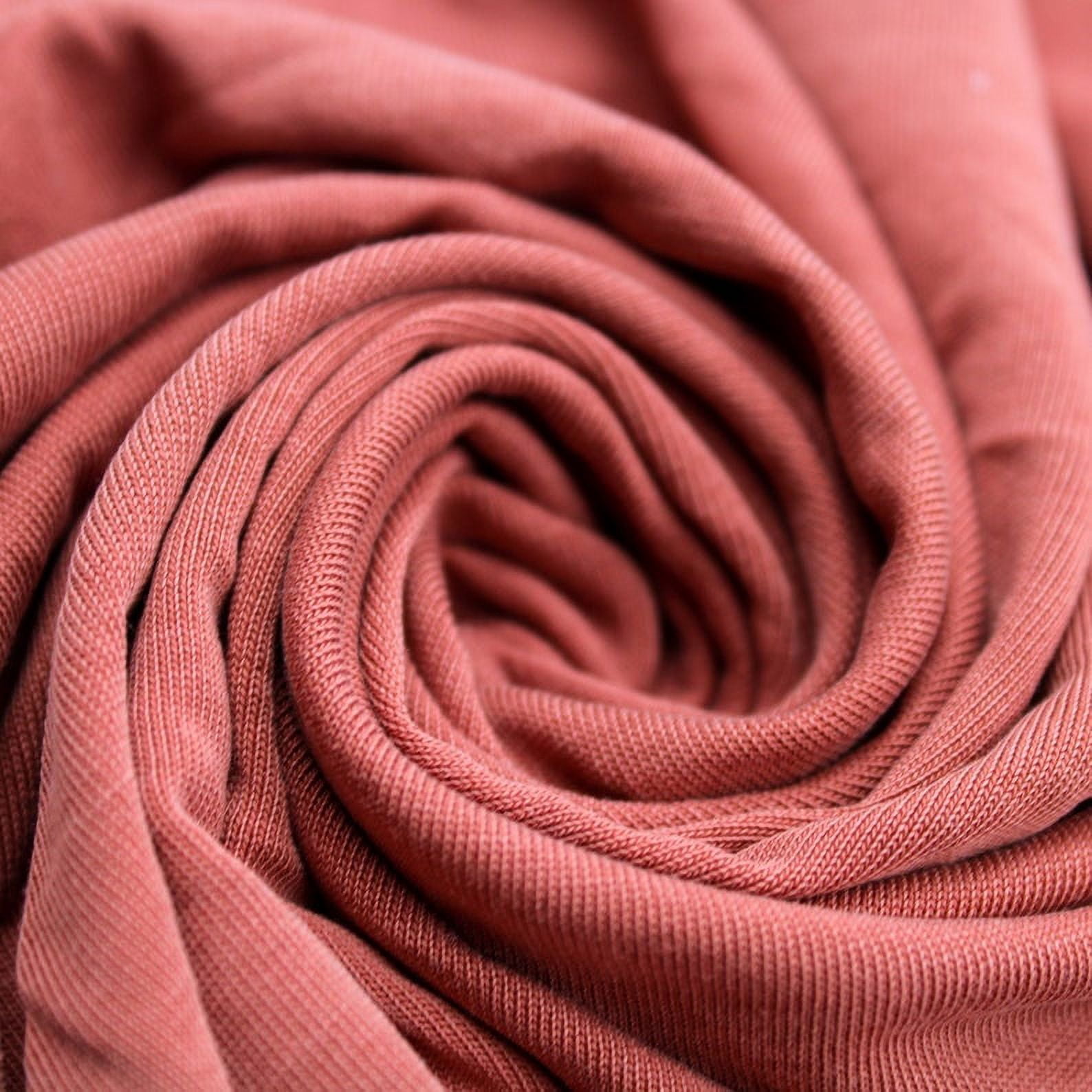 FREE SHIPPING!!! "Rust Modal Poly Sand Wash Jersey Cupro Knit Fabric ...