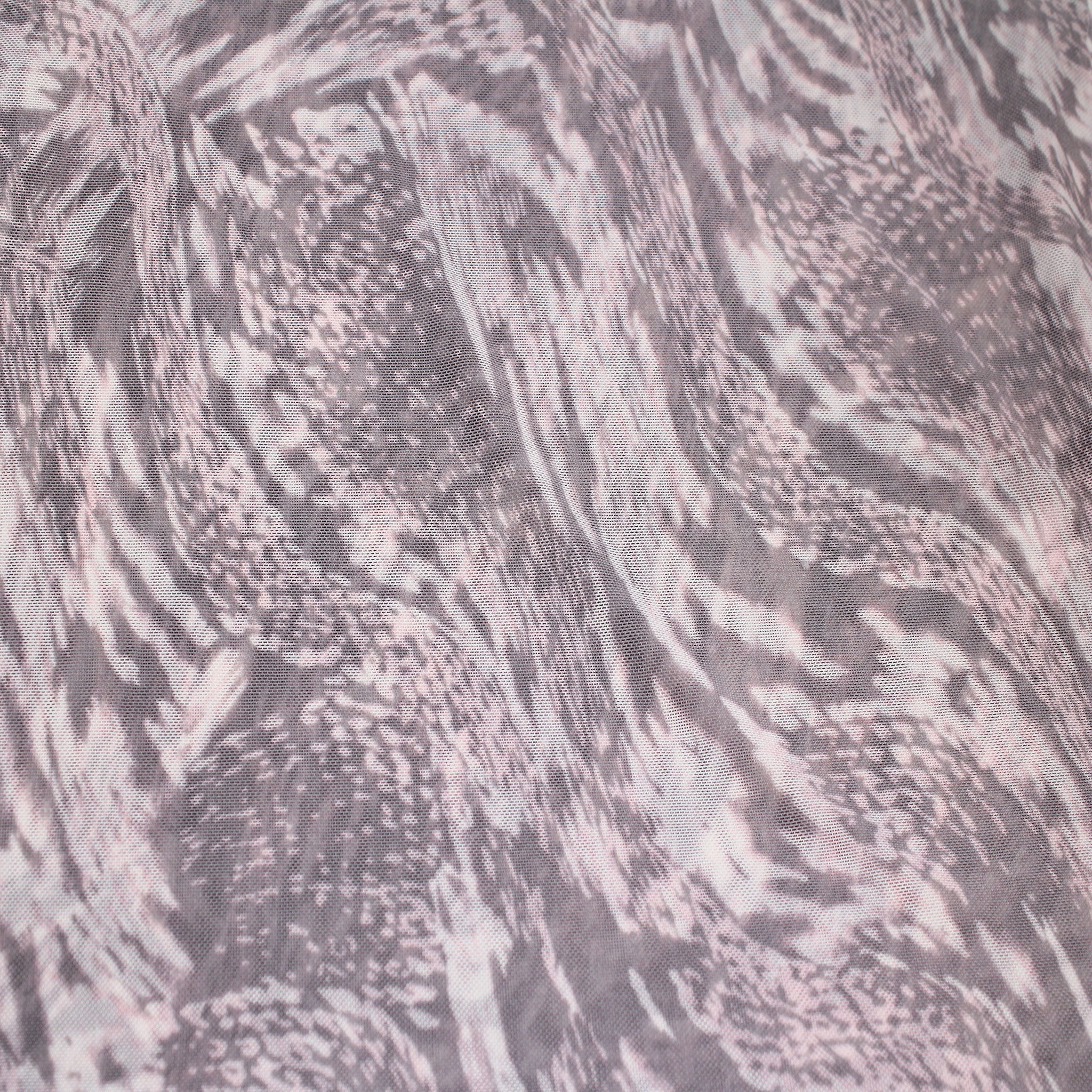 Silver Blush Animal Skin/Snake Pattern Poly Power Mesh Fabric/4-Way ...
