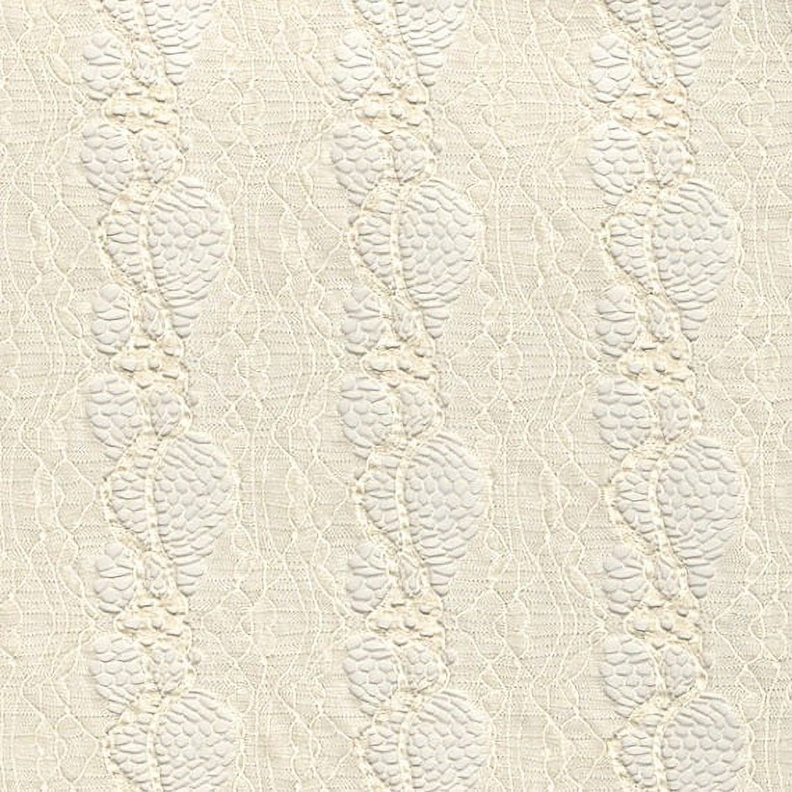 FREE SHIPPING!!! Tan Stripe Floral Lace Vineyard Pattern Stretchy Lace ...