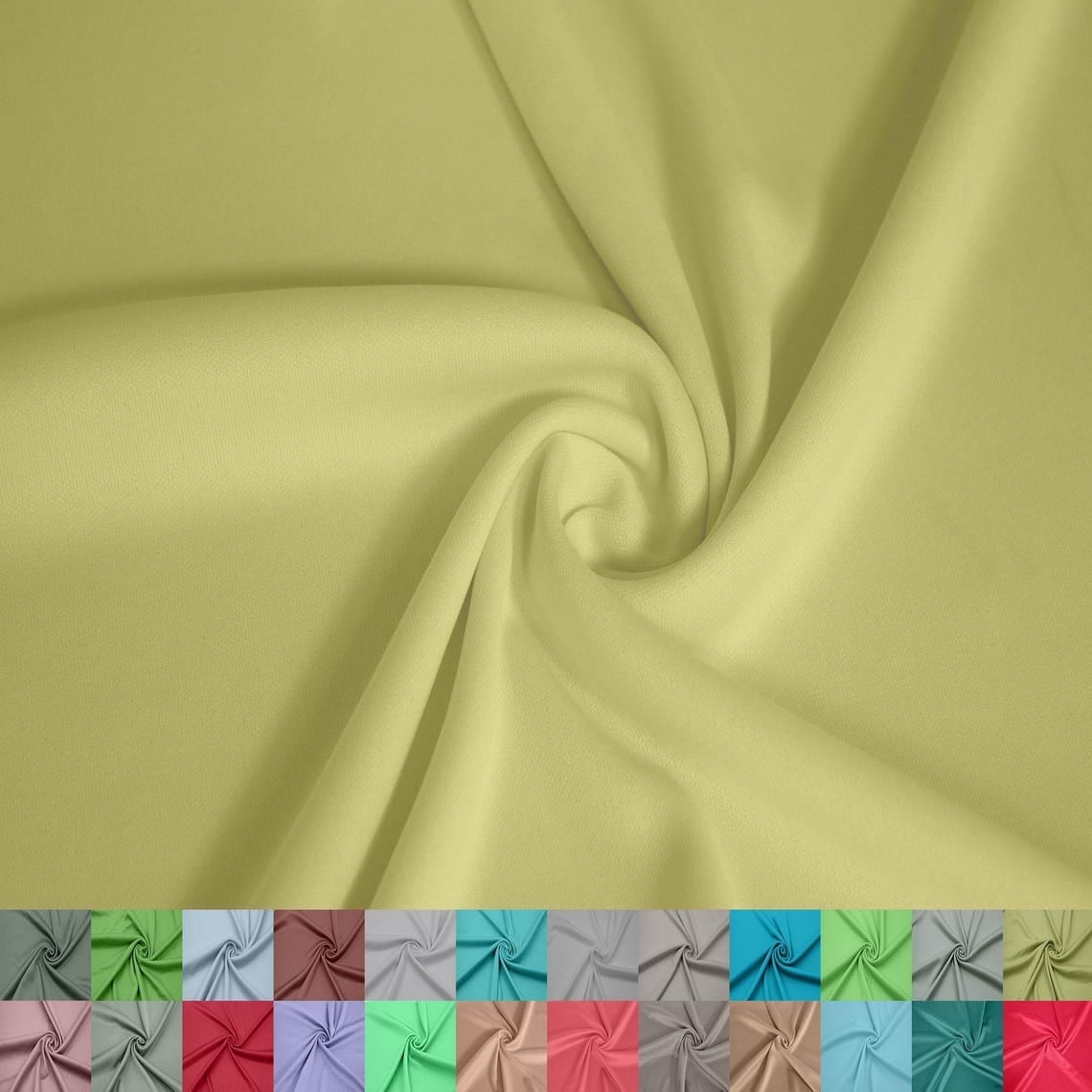 60" Wide 100% Polyester Interlock Lining –2-Way Stretch, Lightweight ...