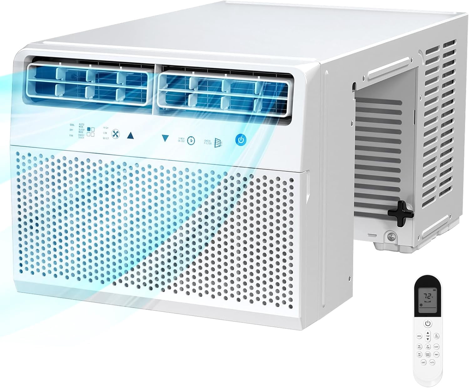 FREE VILLAGE 12,000 BTU U-Shaped Window Air Conditioner Unit Cools up ...