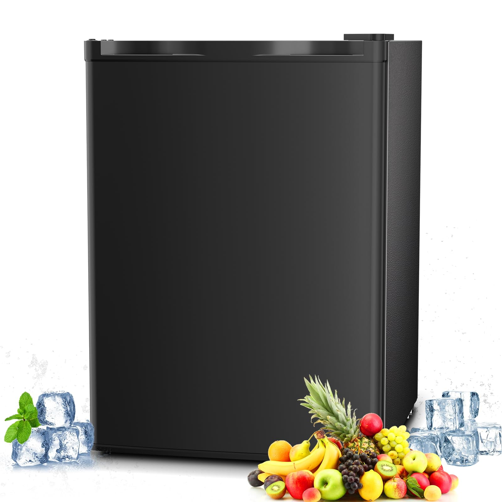 FREE VILLAGE 2.56 Cu.Ft. Mini Fridge with Freezer, Small Refrigerators ...