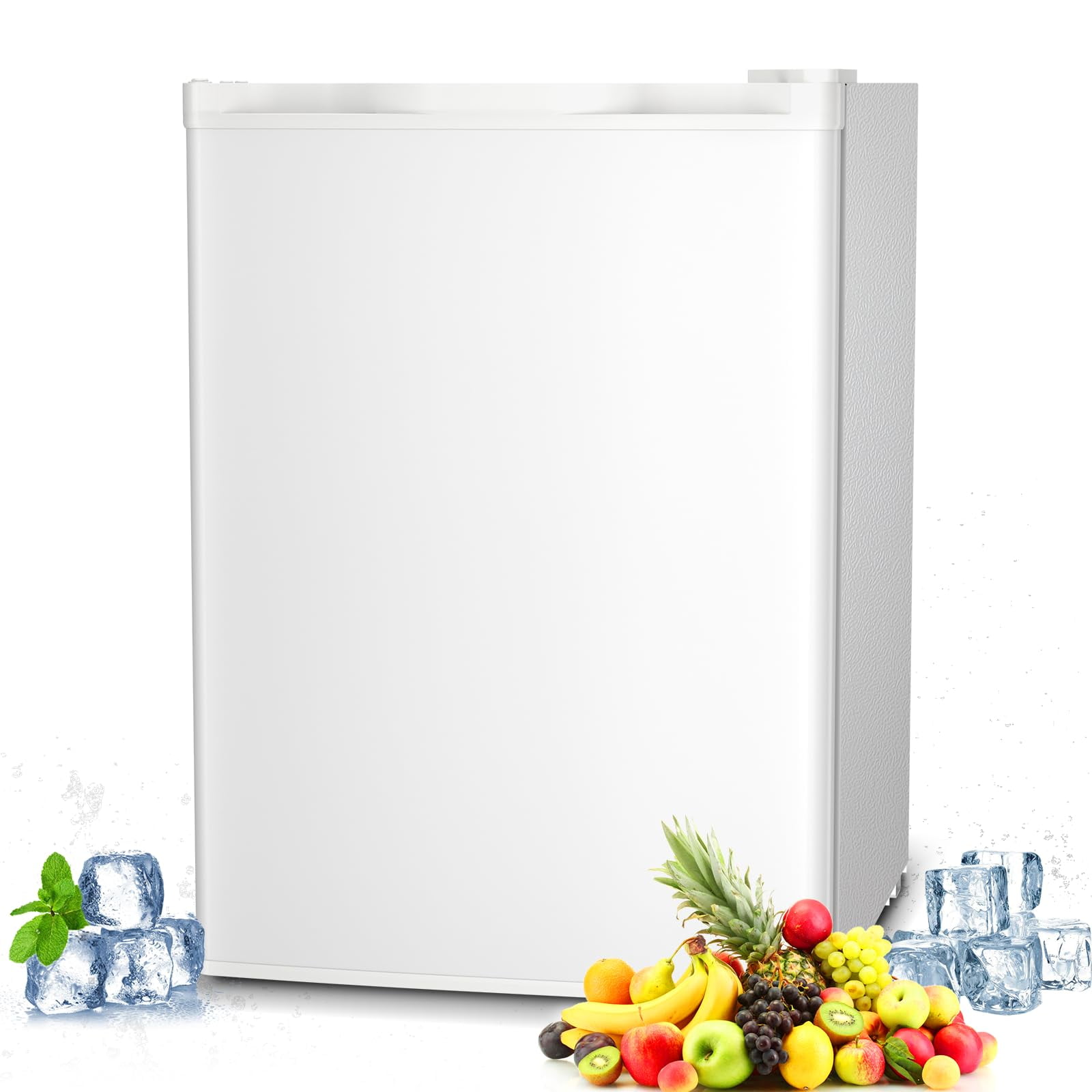 FREE VILLAGE 3.2 Cu.Ft. Mini Fridge with Freezer, Small Refrigerators ...