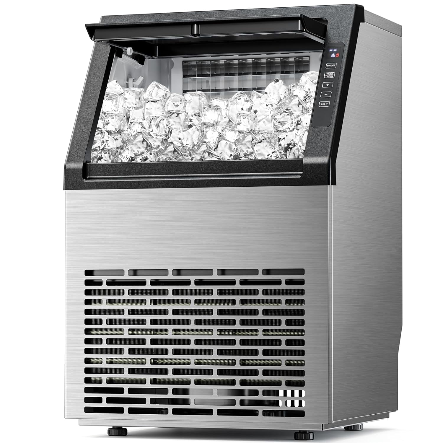 FREE VILLAGE Commercial Ice Maker Machine,79 Lbs/24H Freestanding ...