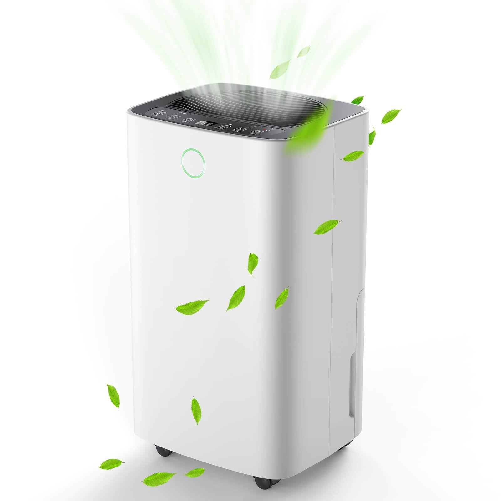 FREE VILLAGE Dehumidifier, 24 Pint Dehumidifiers Intelligent Humidity ...